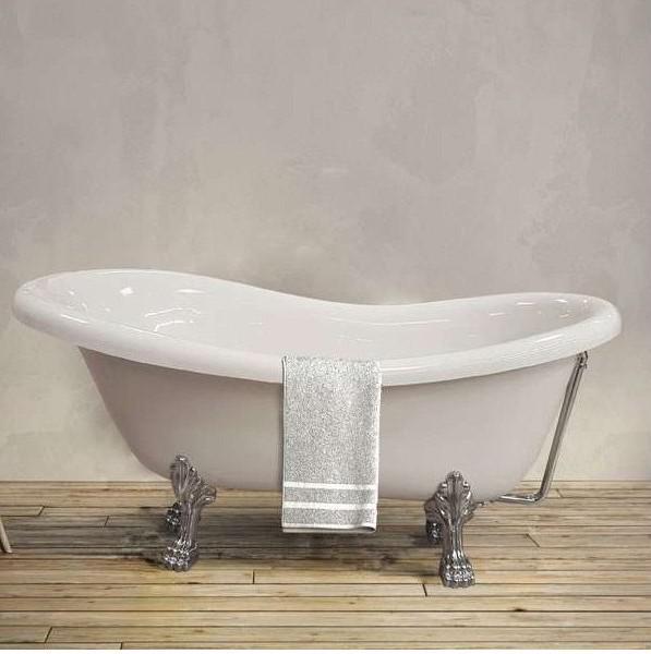 Baignoire îlot style rétro-chic. Ulysse