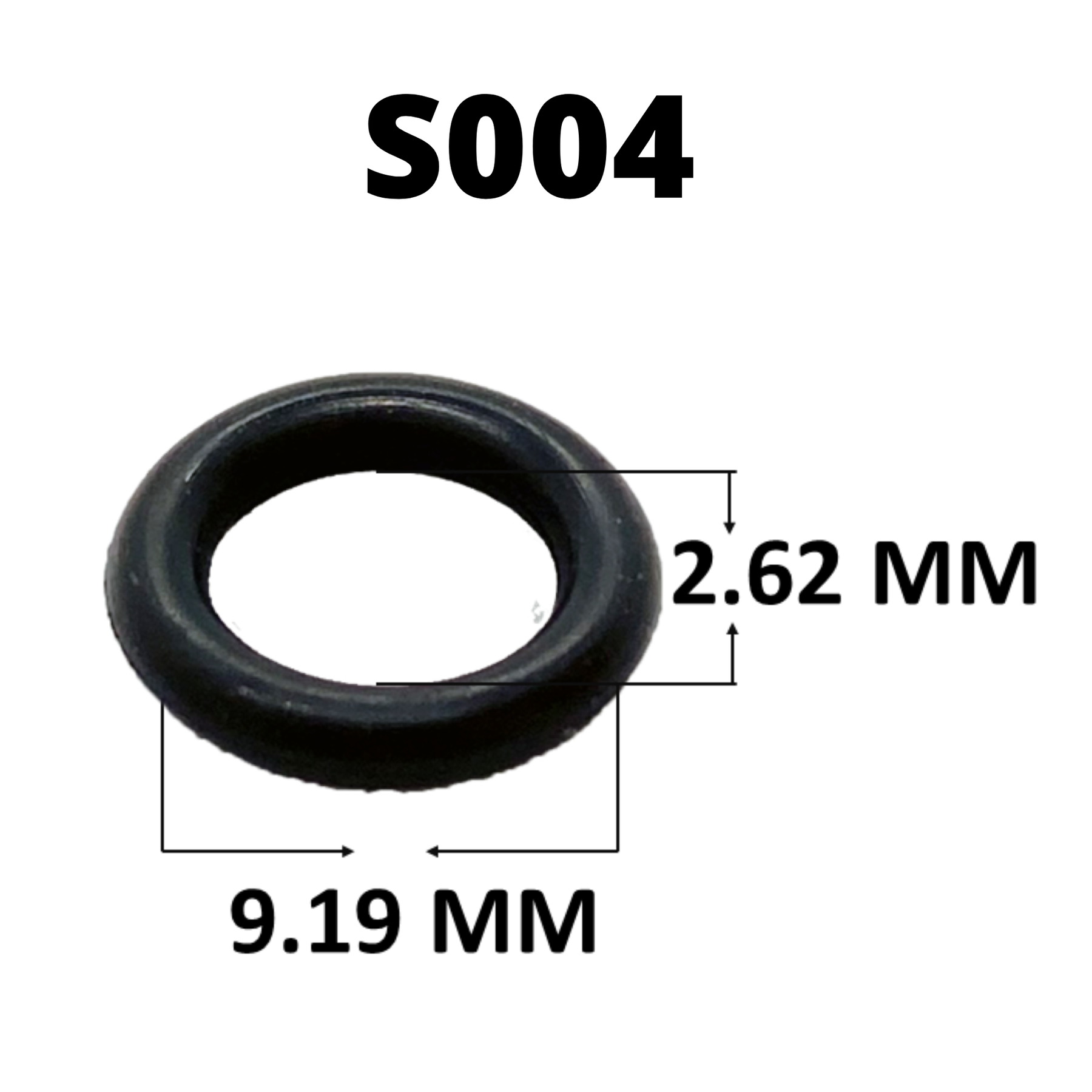 S004 ORING CHEVROLET MATERIAL N.B.R COLOR NEGRO