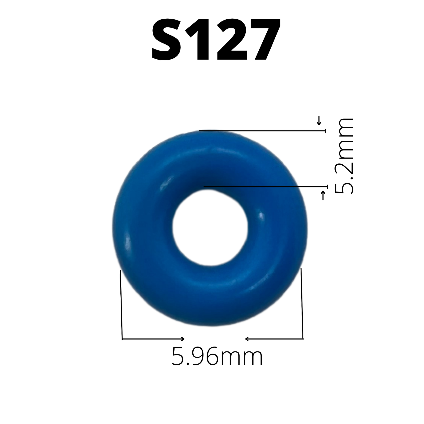 S127 ORING WV JETTA MATERIAL VITON
