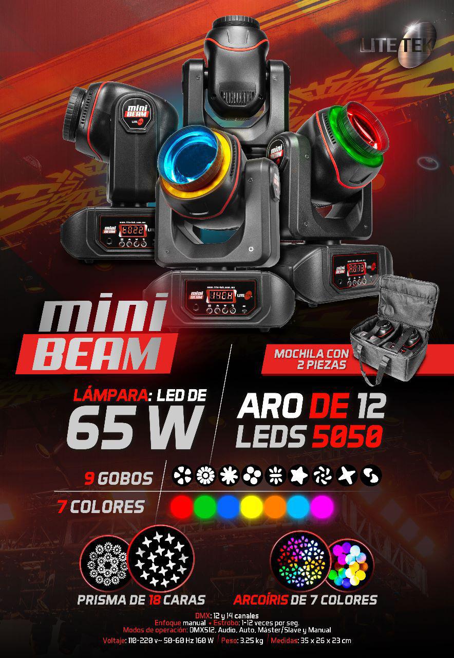 Mini beam Led de 65w
