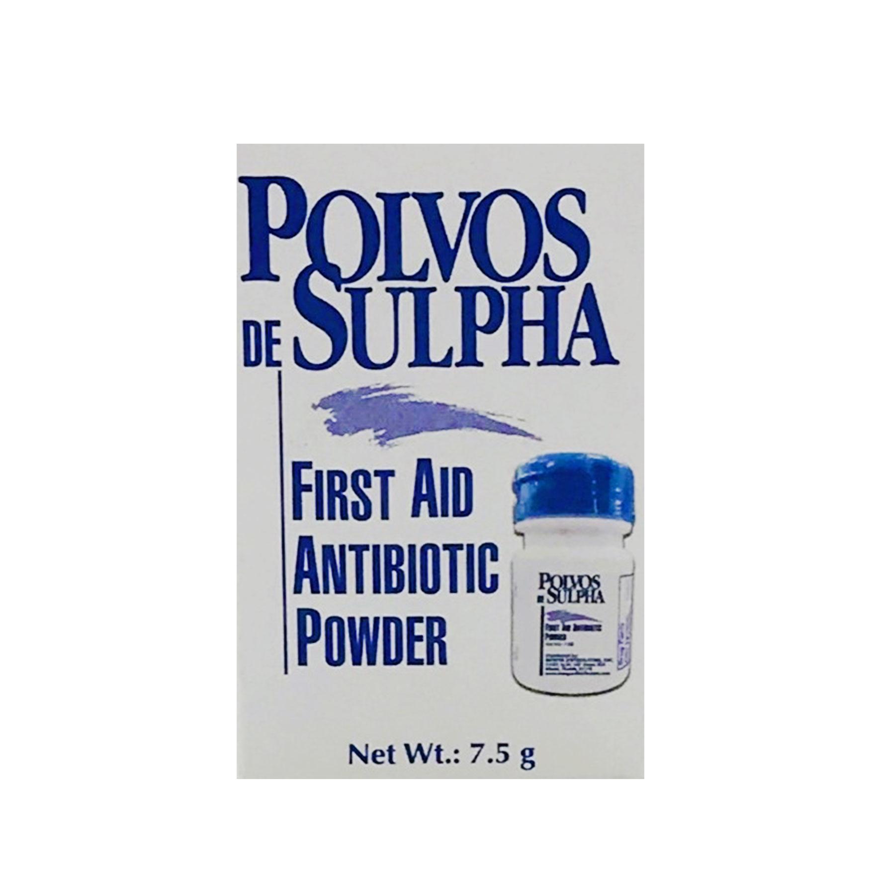 POLVOS DE SULPHA FIRST AID ANTIBIOTIC POWDER