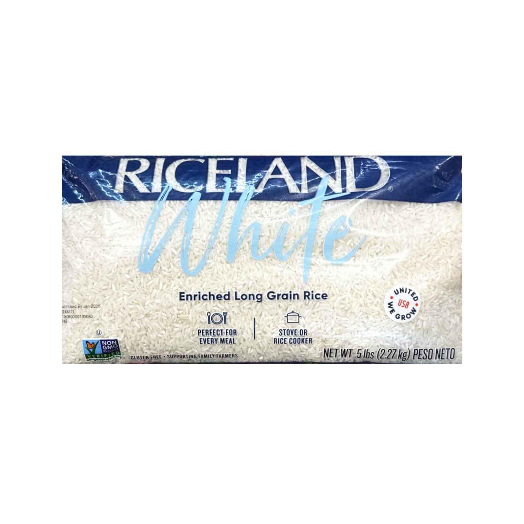 RICELAND WHITE ENRICHED LONG GRAIN RICE 5 LB
