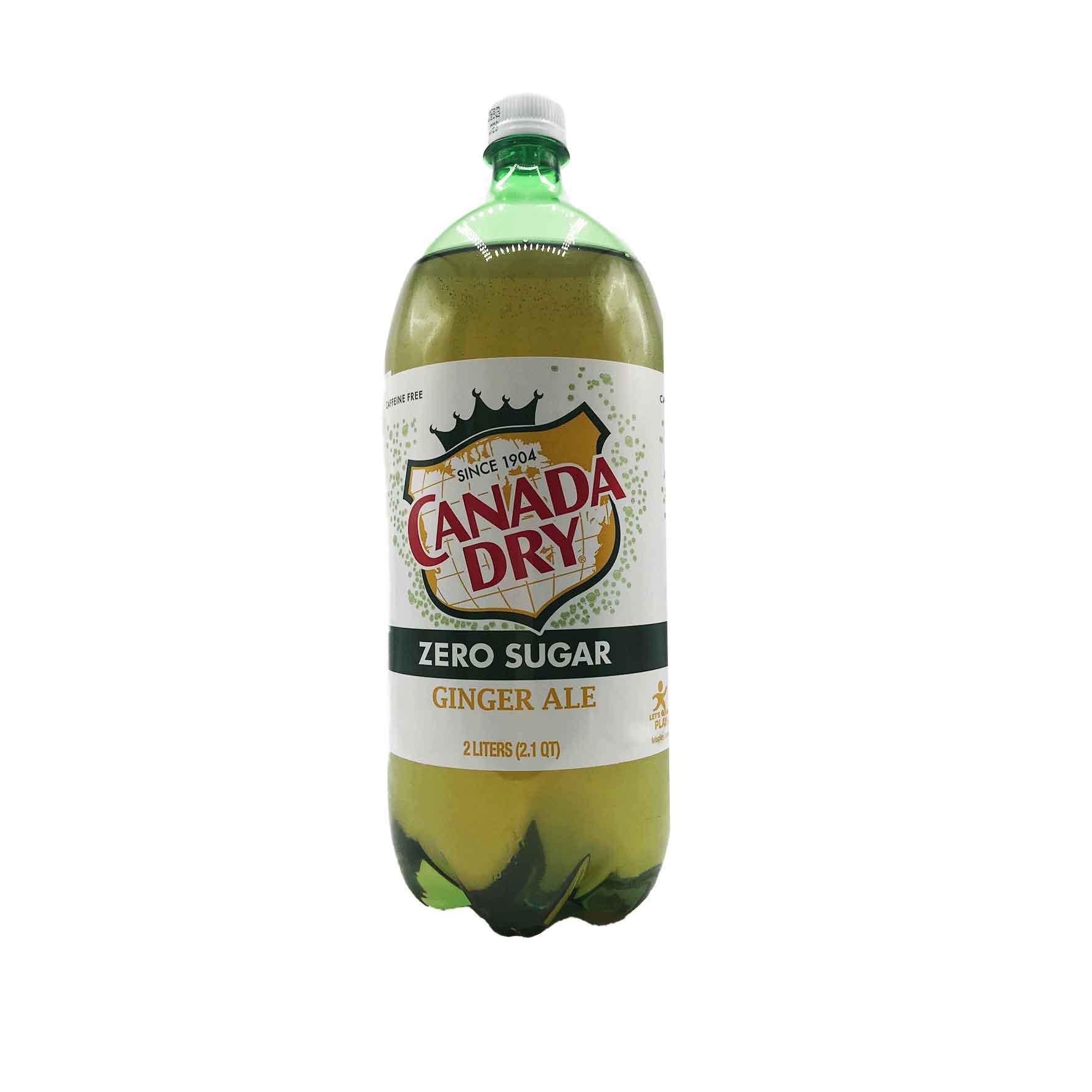 CANADA DRY ZERO SUGAR GINGER ALE SODA