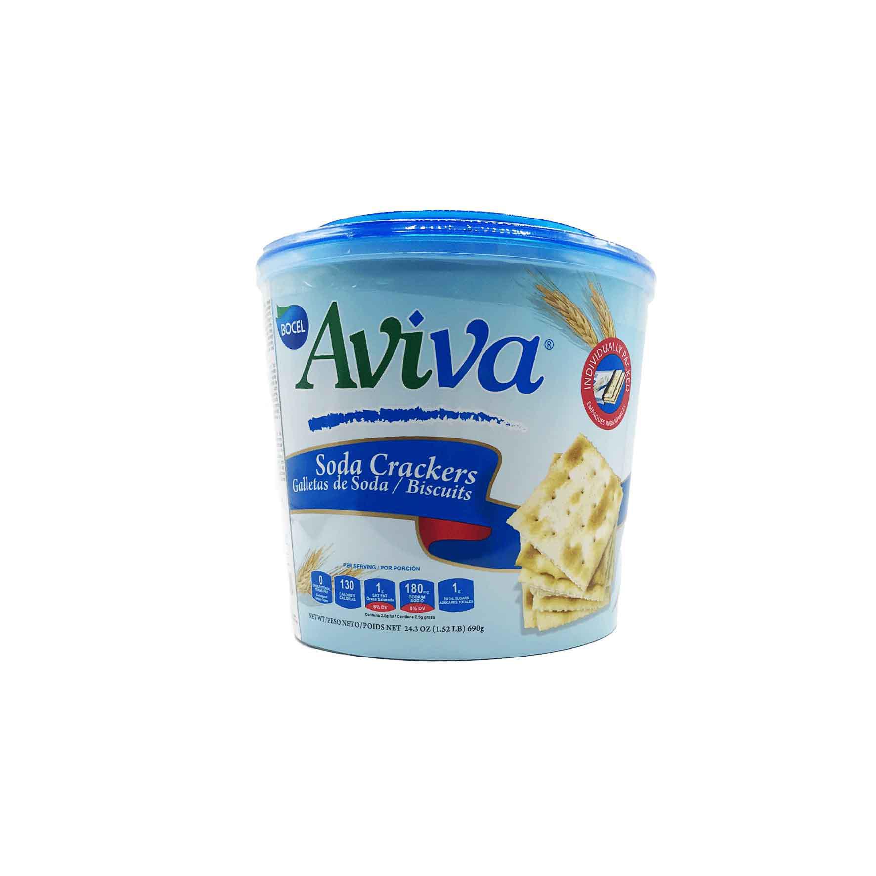 AVIVA SODA CRACKERS , GALLETAS DE SODA