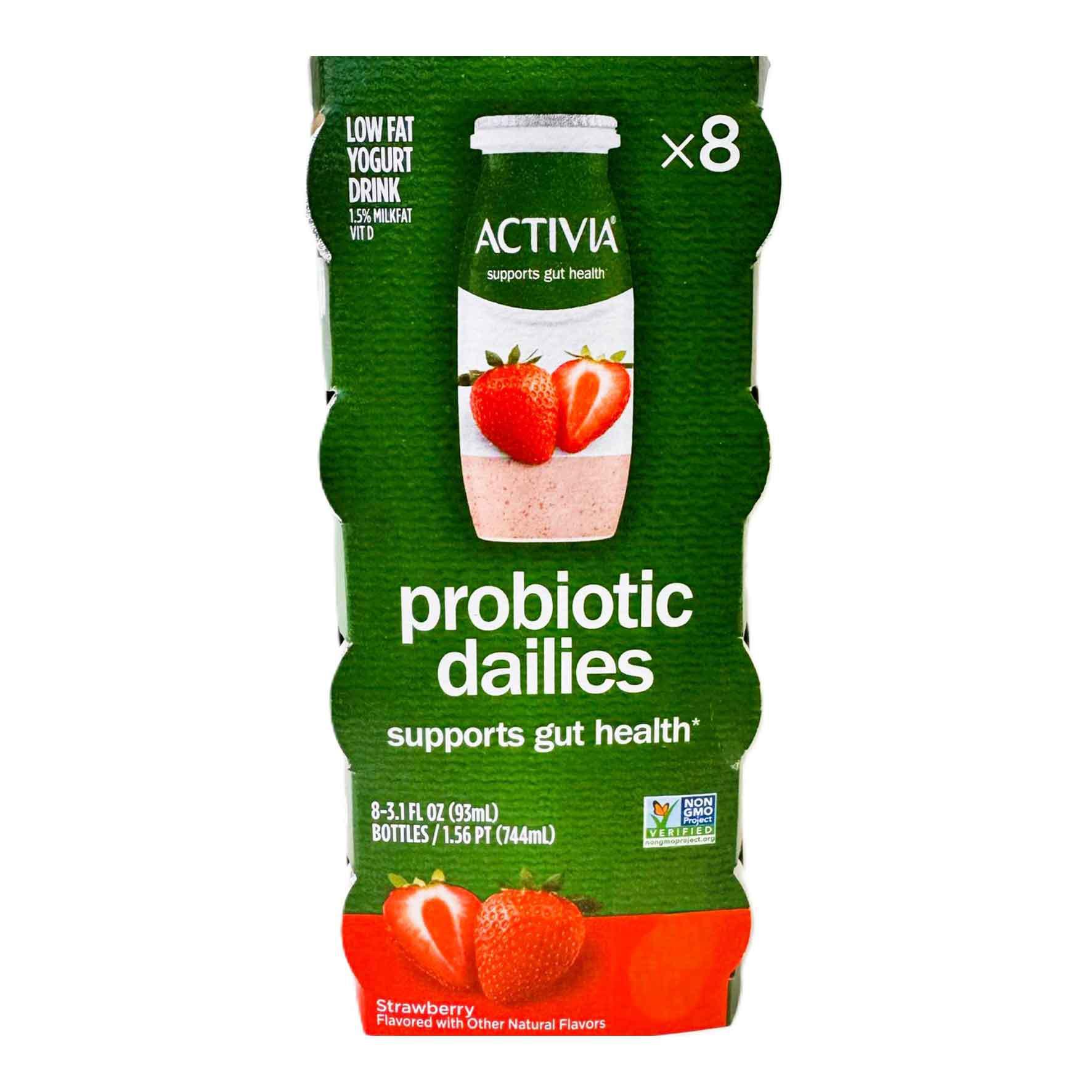 ACTIVIA PROBIOTIC DAILIES STRAWBERRY YOGURT DRINK