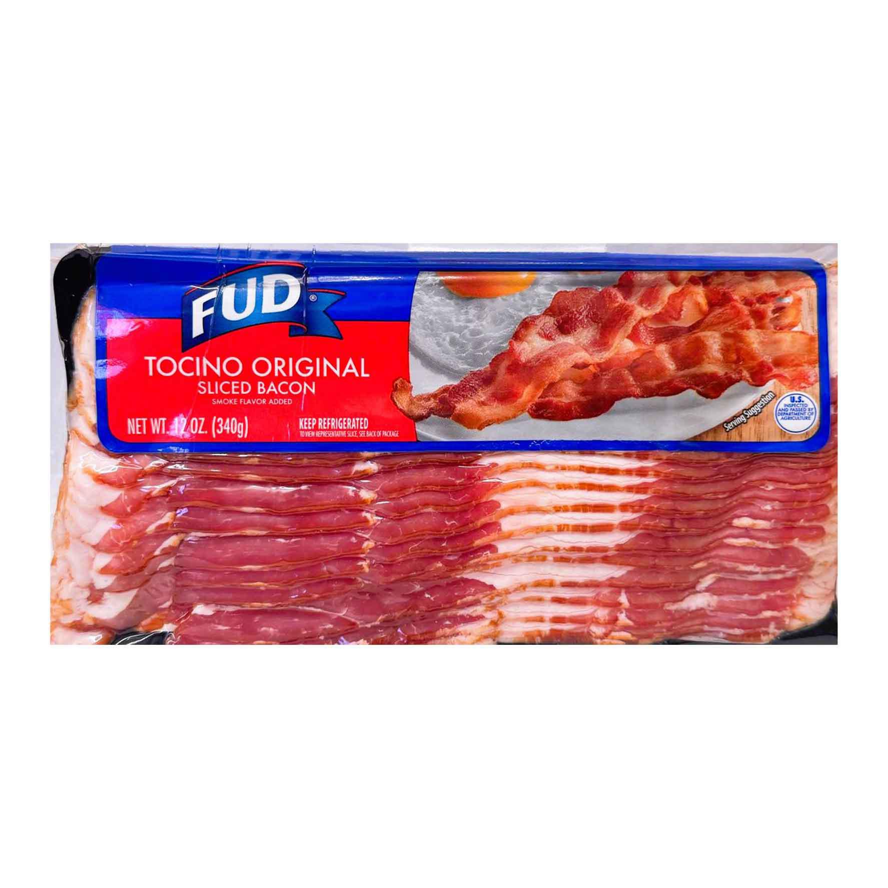 FUD TOCINO ORIGINAL SLICED BACON