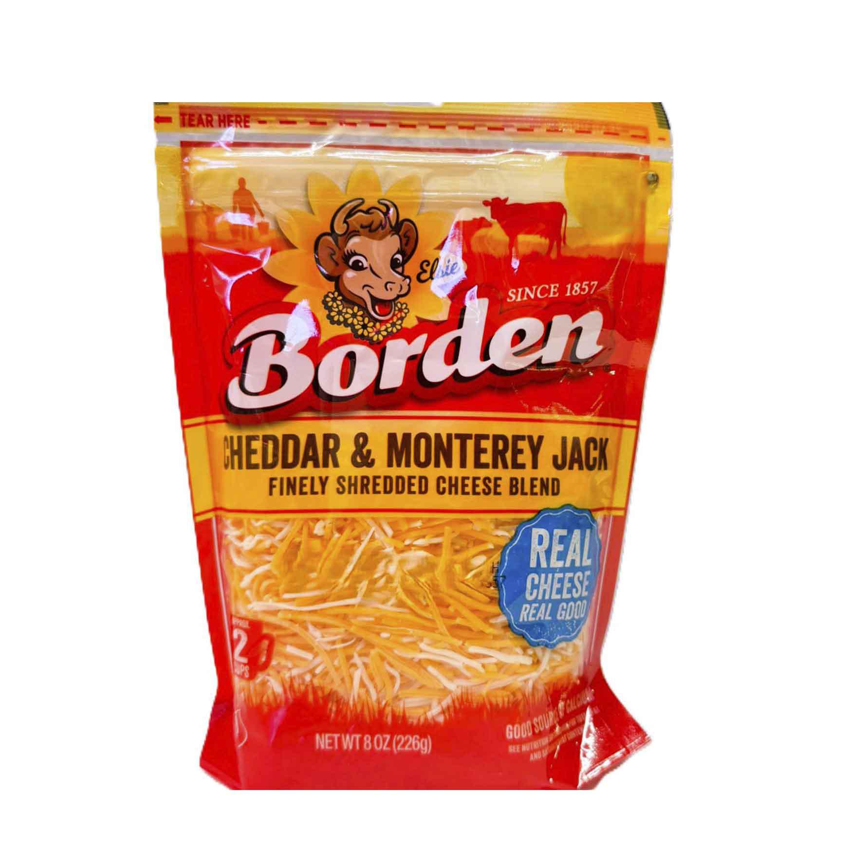 BORDEN CHEDDAR AND MONTEREY JACK