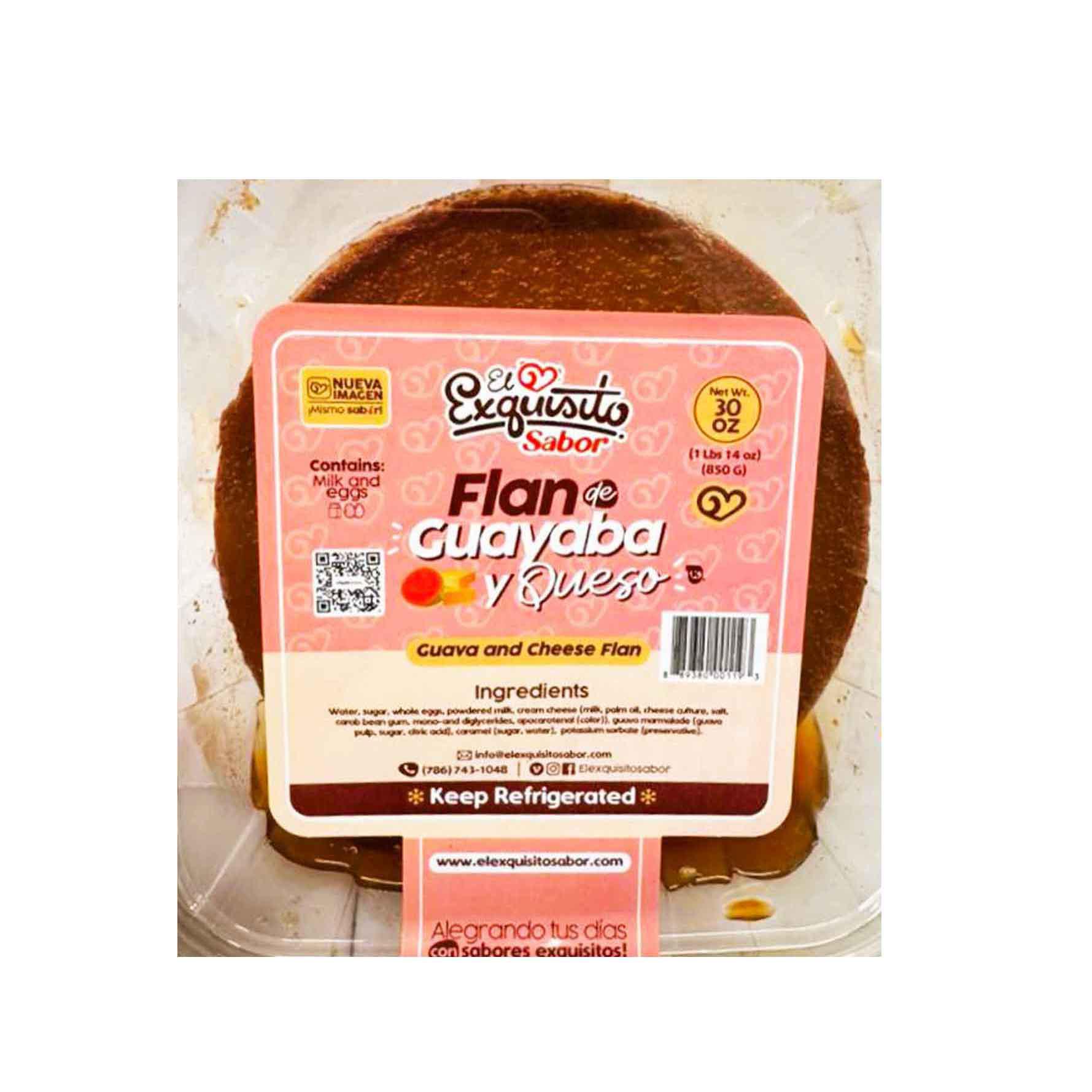 FLAN DE GUAYABA Y QUESO GUAVA AND CHEESE FLAN EL EXQUISITO SABOR
