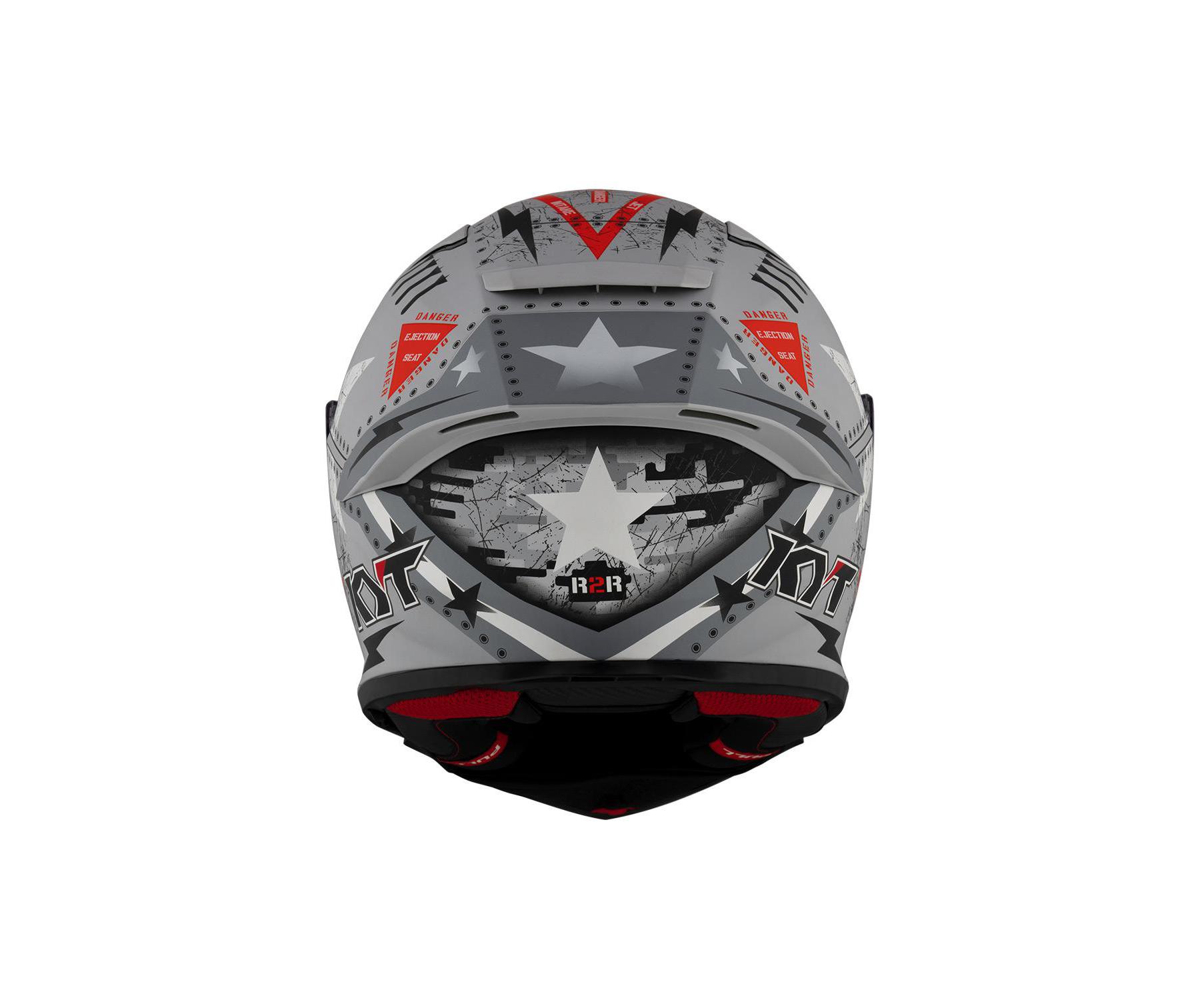 CASCO KYT R2R MAX ASSAULT MATT GREY /E06