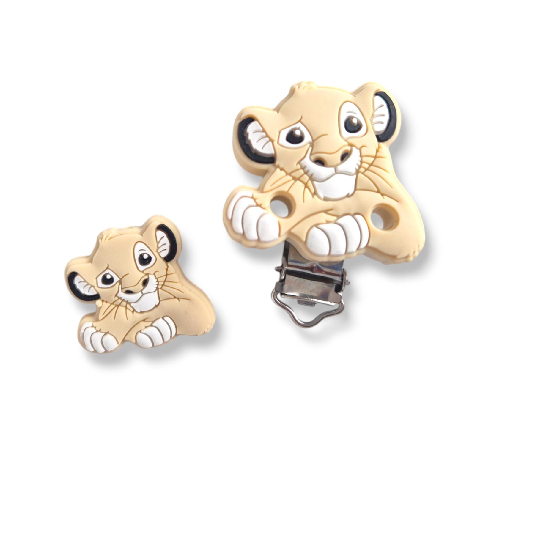 BEIGE CLAIR simba clip & perle