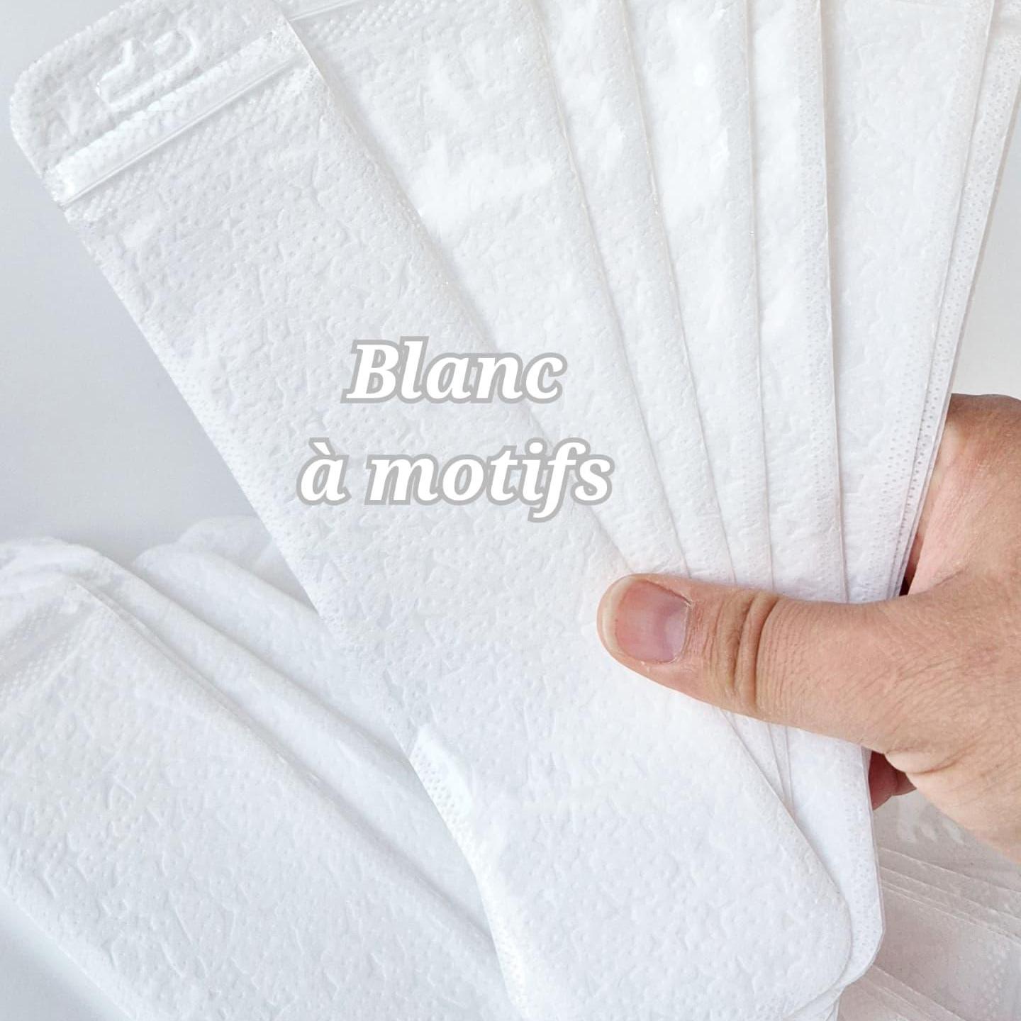 Blanc à motifs_emballage stylo