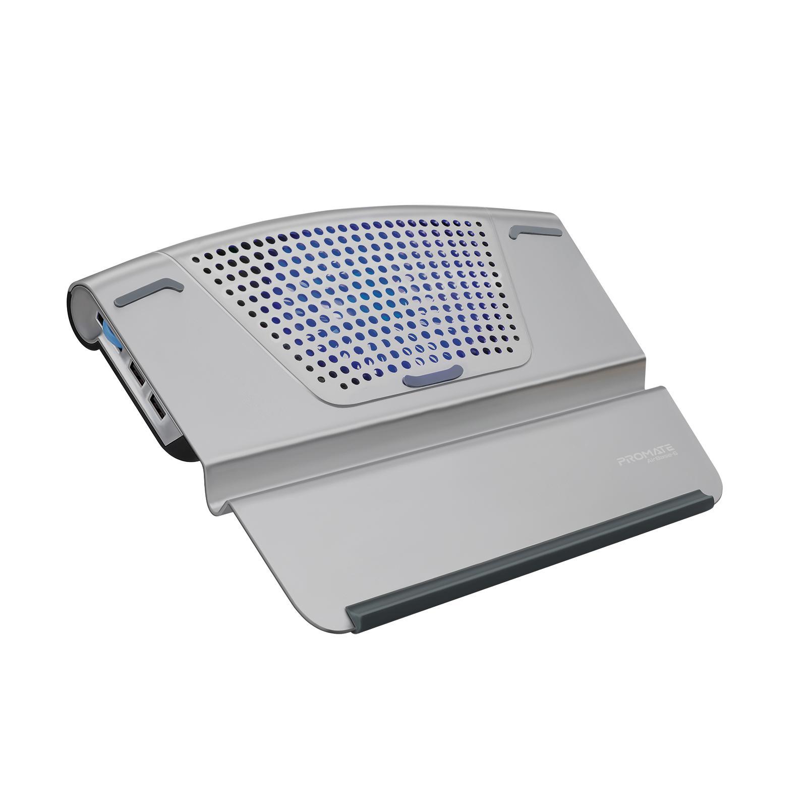 17” Dual USB Powered Metal Mesh Laptop Cooling Pad with Dual 140mm Fans ...