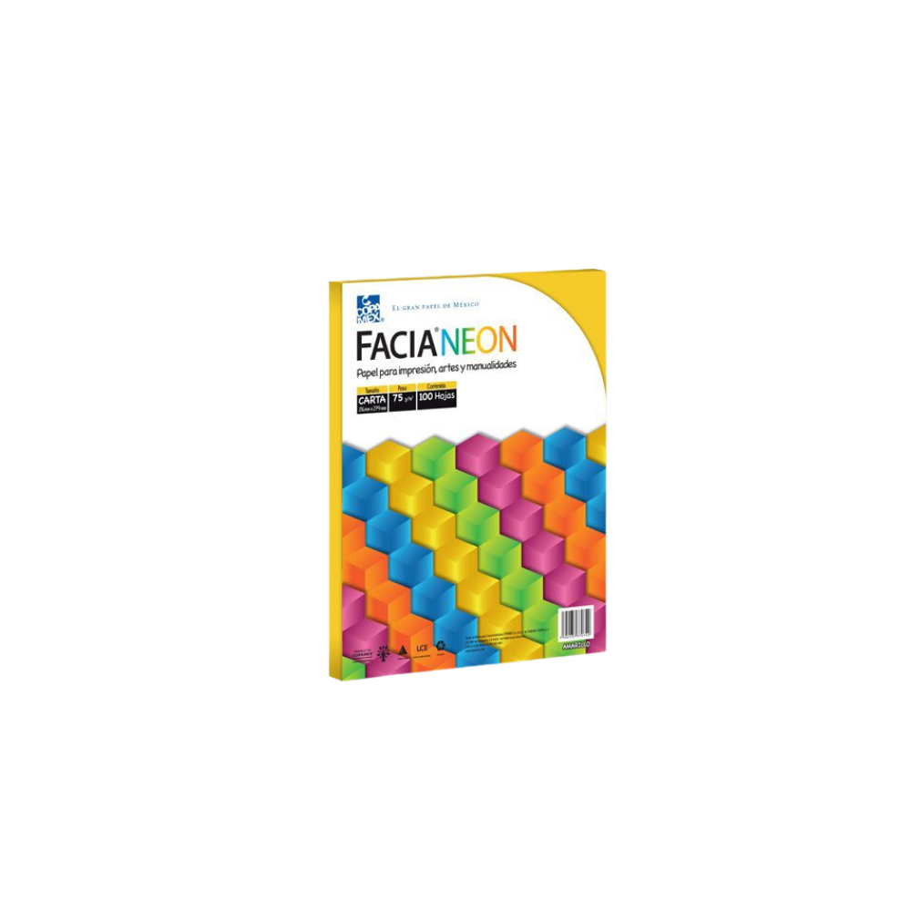 PAPEL BOND AMARILLO COPAMEX TAMAÑO CARTA 1 RESMA CON 100 HOJAS ...