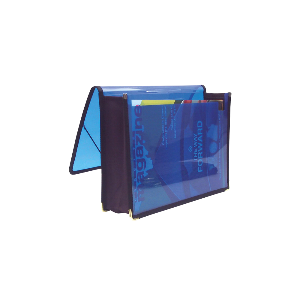 PORTADOCUMENTOS PLÁSTICO BICOLOR HUMO Y AZUL OXFORD 1 PIEZA CAPACIDAD ...