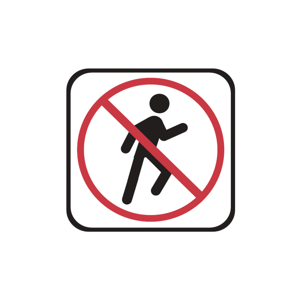 SEÑAL DE PROHIBIDO EL PASO MARCA SABLÓN 7956