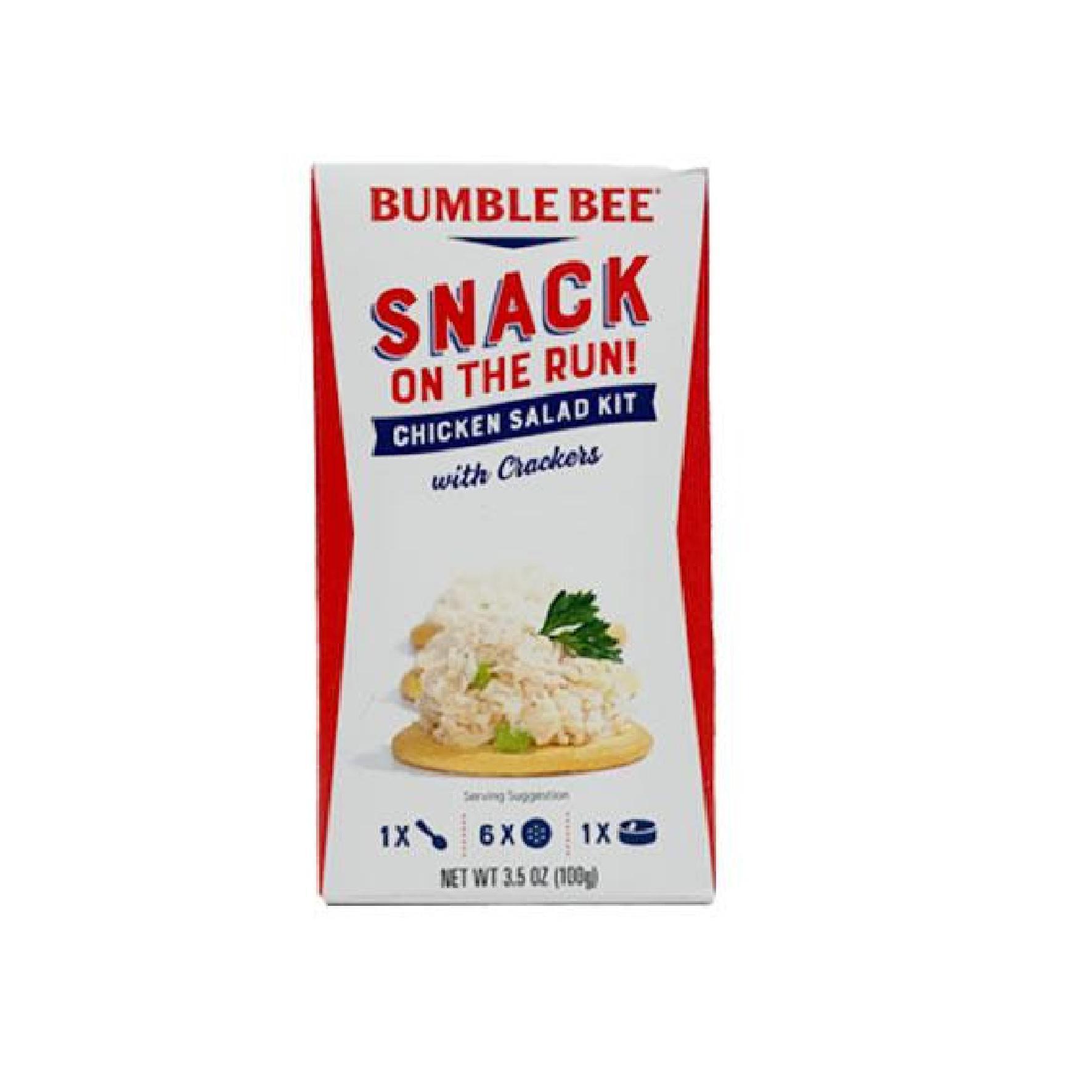 Snack on the Run Chicken Salad kit with crackers