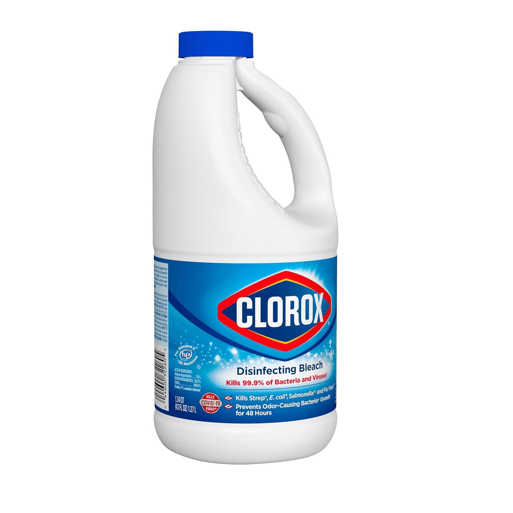 Clorox Disinfecting Bleach Concentrated Formula 43 Fl Oz