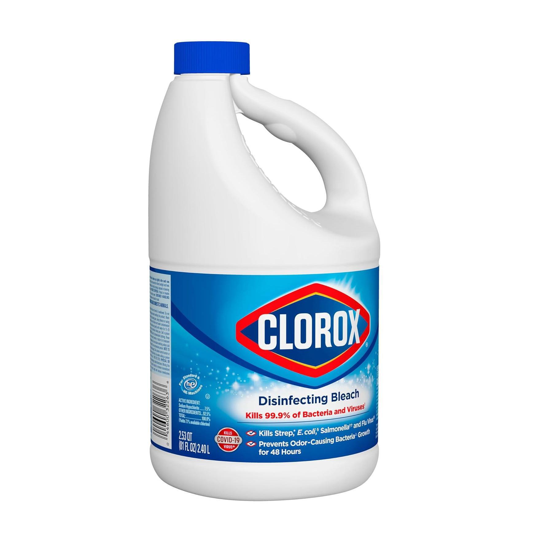 Clorox Disinfecting Bleach Concentrated Formula 81 Fl Oz