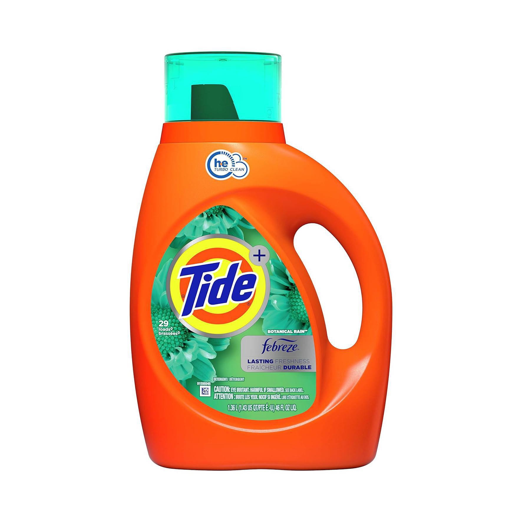 Tide Plus Febreze Freshness Botanical Rain 46 Fl Oz
