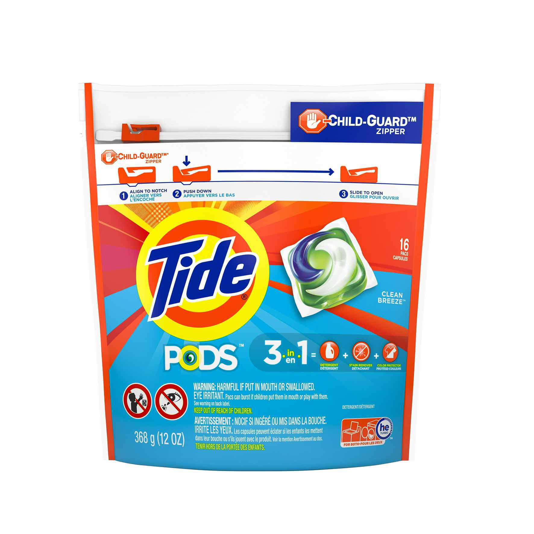 Tide PODS Clean Breeze 16Pacs