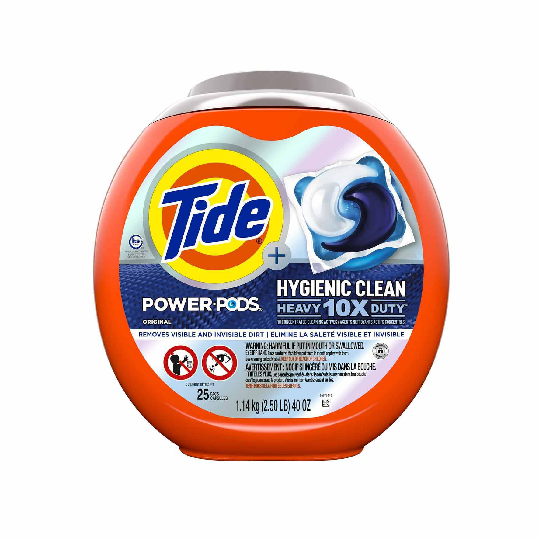 Tide PODS Hygienic Clean Original 25Pacs