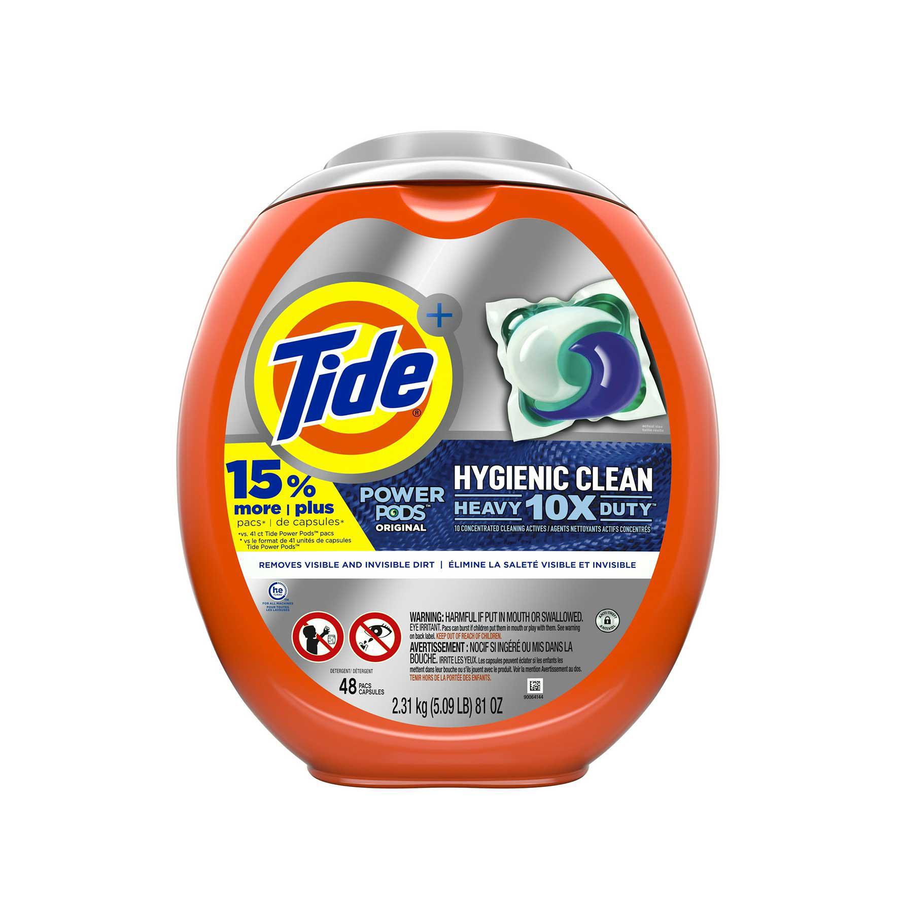 Tide PODS Hygienic Clean Original 48Pacs