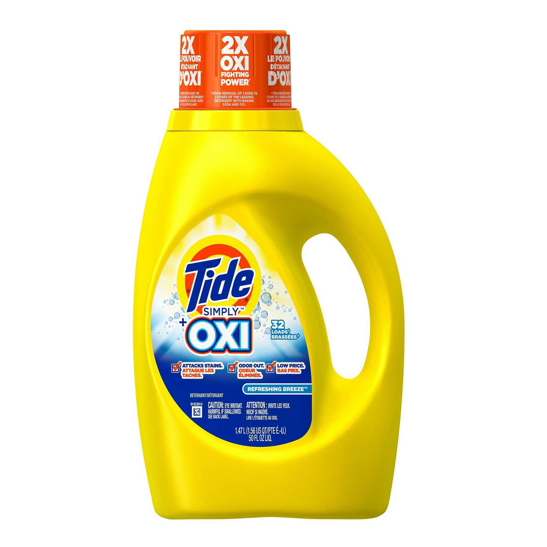 Tide Simply Oxi Refreshing Breeze 50 Fl Oz