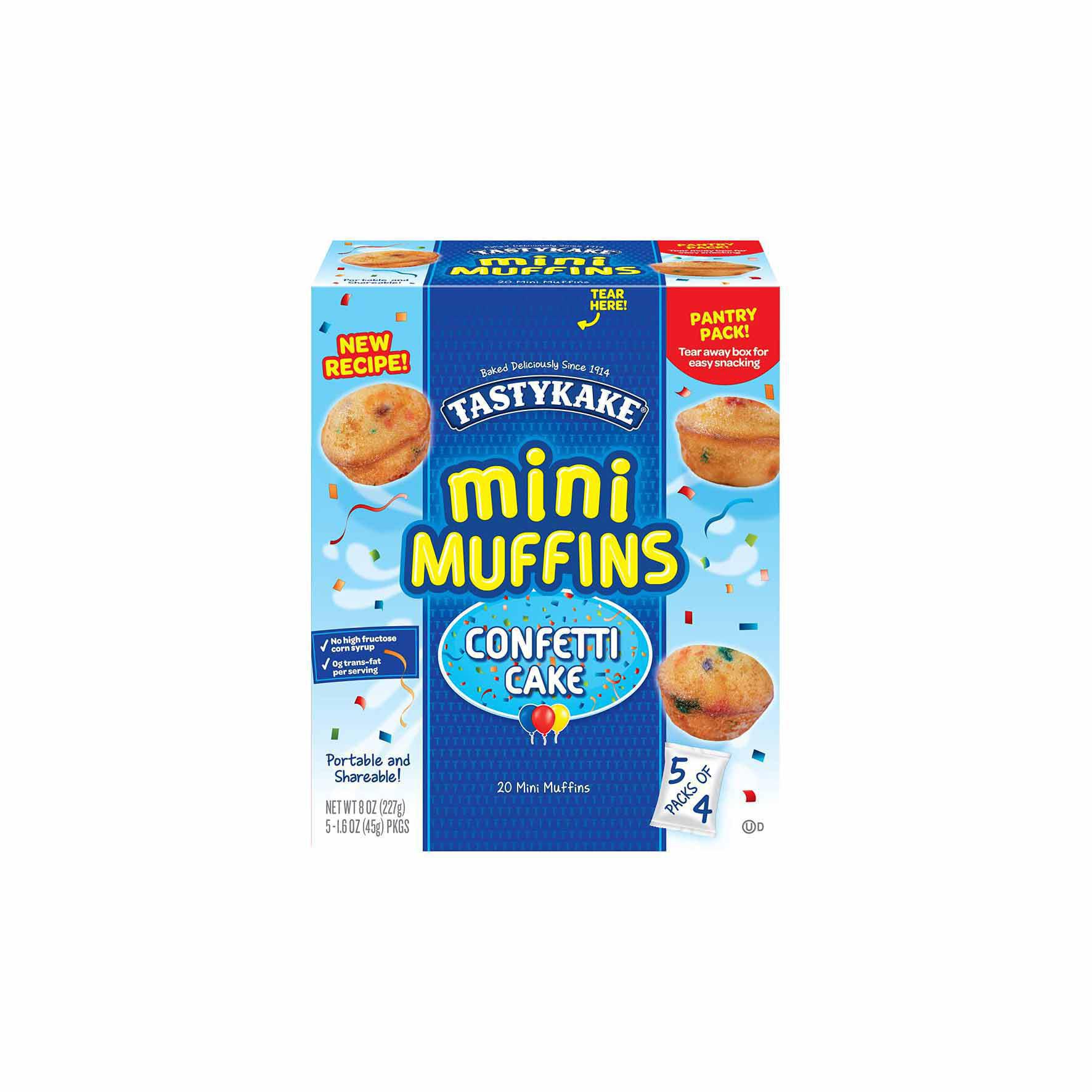 Tastykake Mini Muffins Confetti Cake