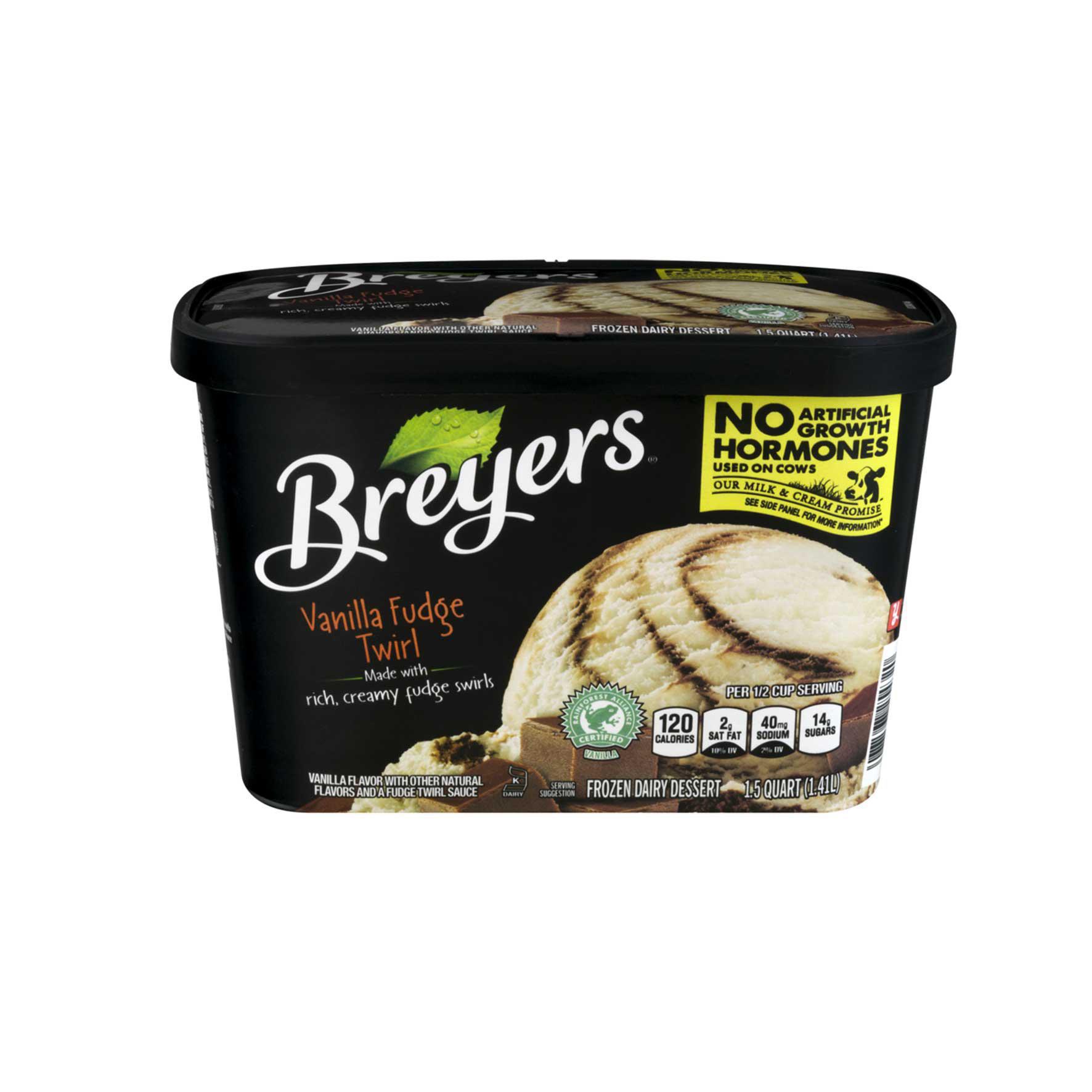 Breyers Vanilla Fudge Twirl