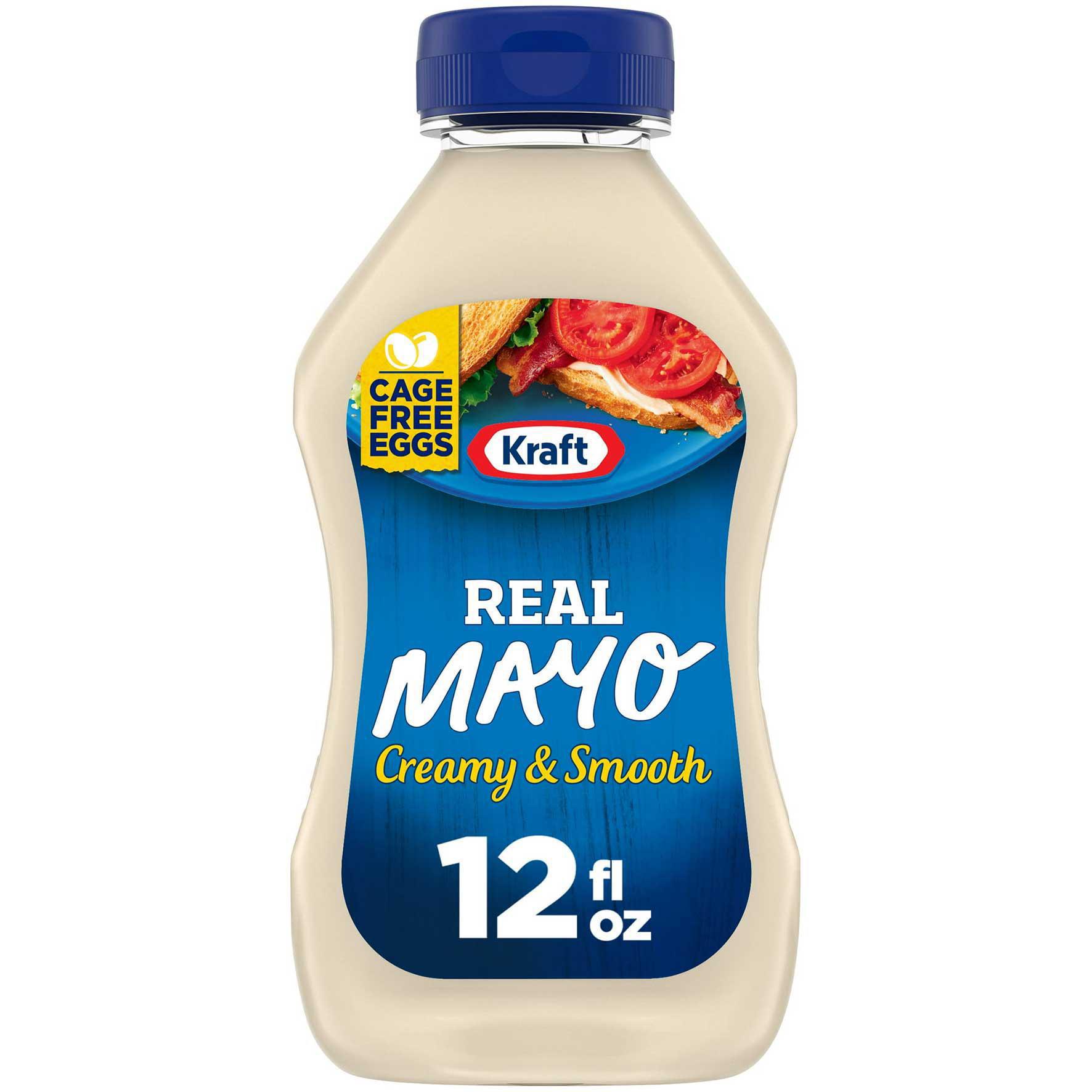 Kraft Real Mayo Creamy & Smooth Mayonnaise 12 fl oz