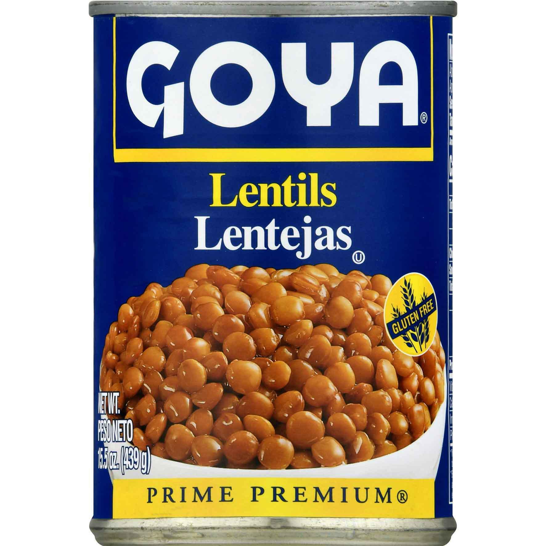 Goya Lentils Canned Beans 15.5 oz