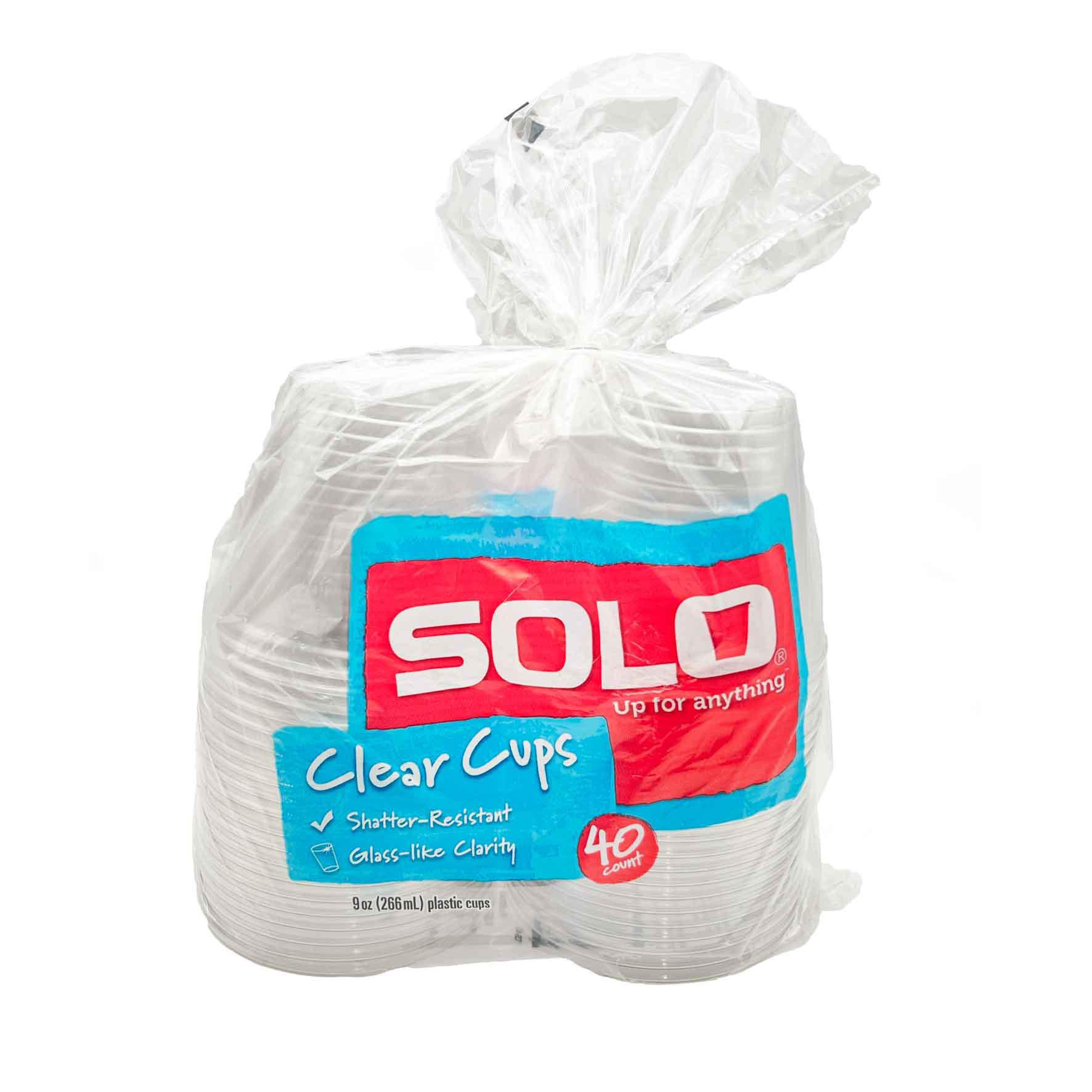 Solo Plastic Cups 40count