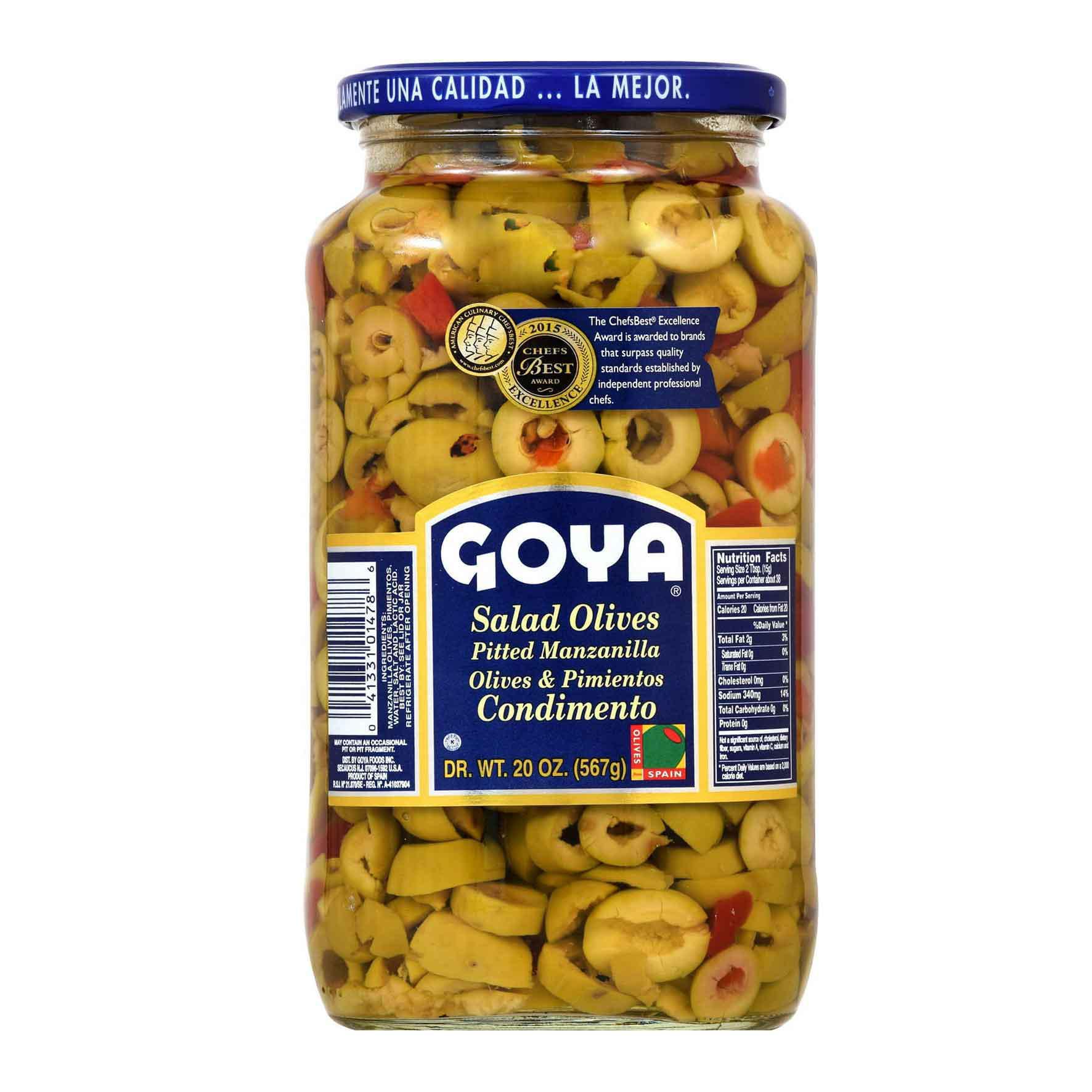 Goya Salad Olives 20 oz