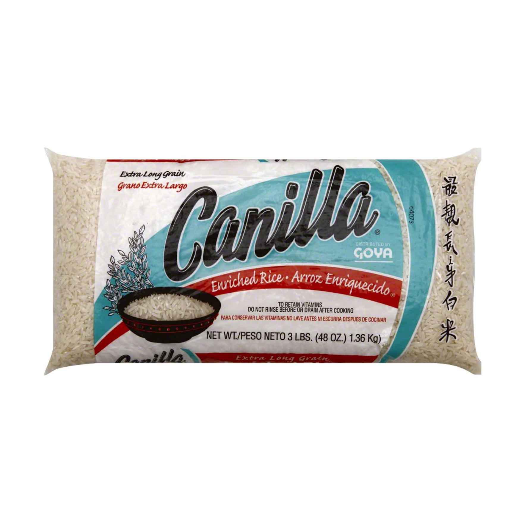 Goya Canilla Extra Long Grain Rice 3 Lb