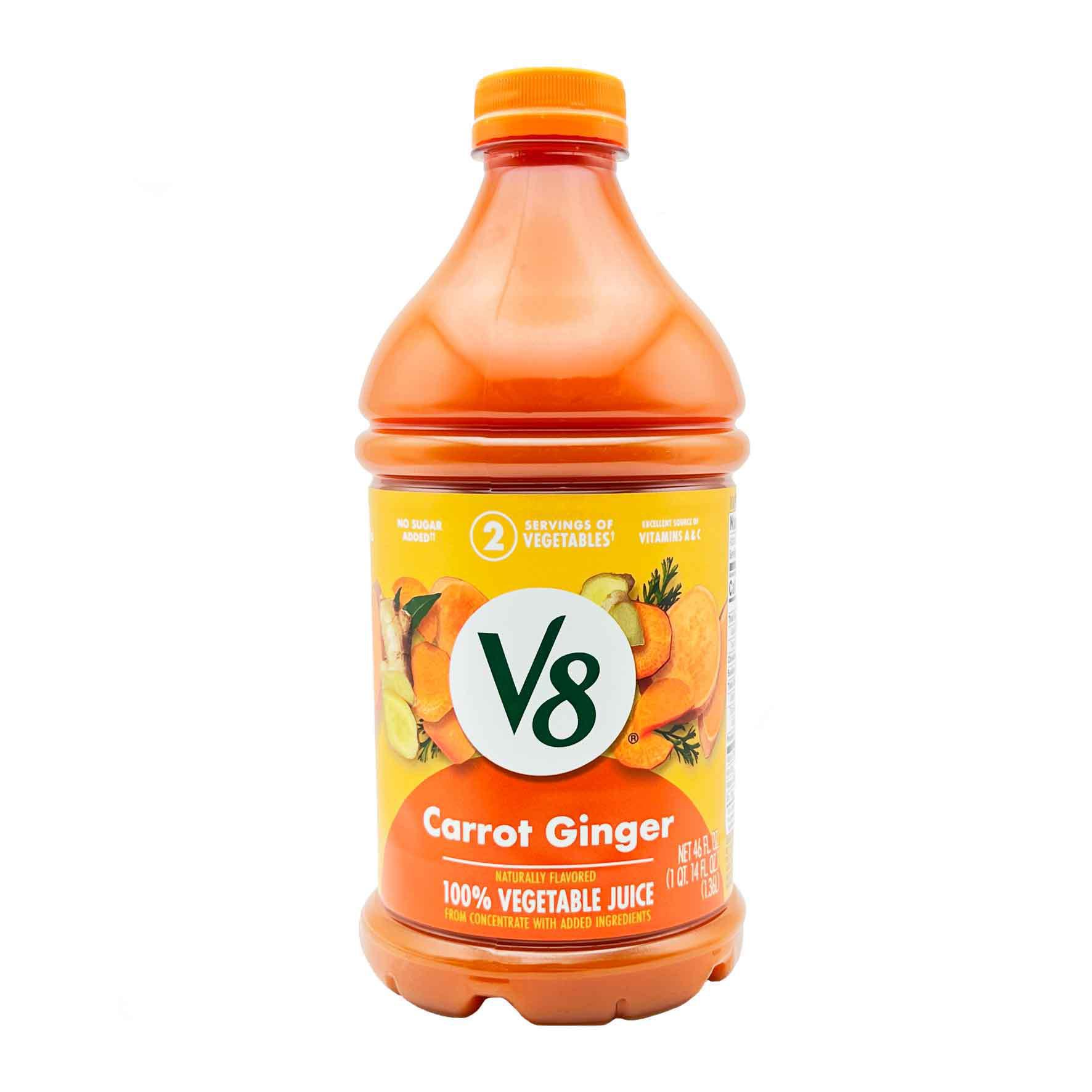 V8 Carrot Ginger 100% Vegetable Juice 46 Fl Oz