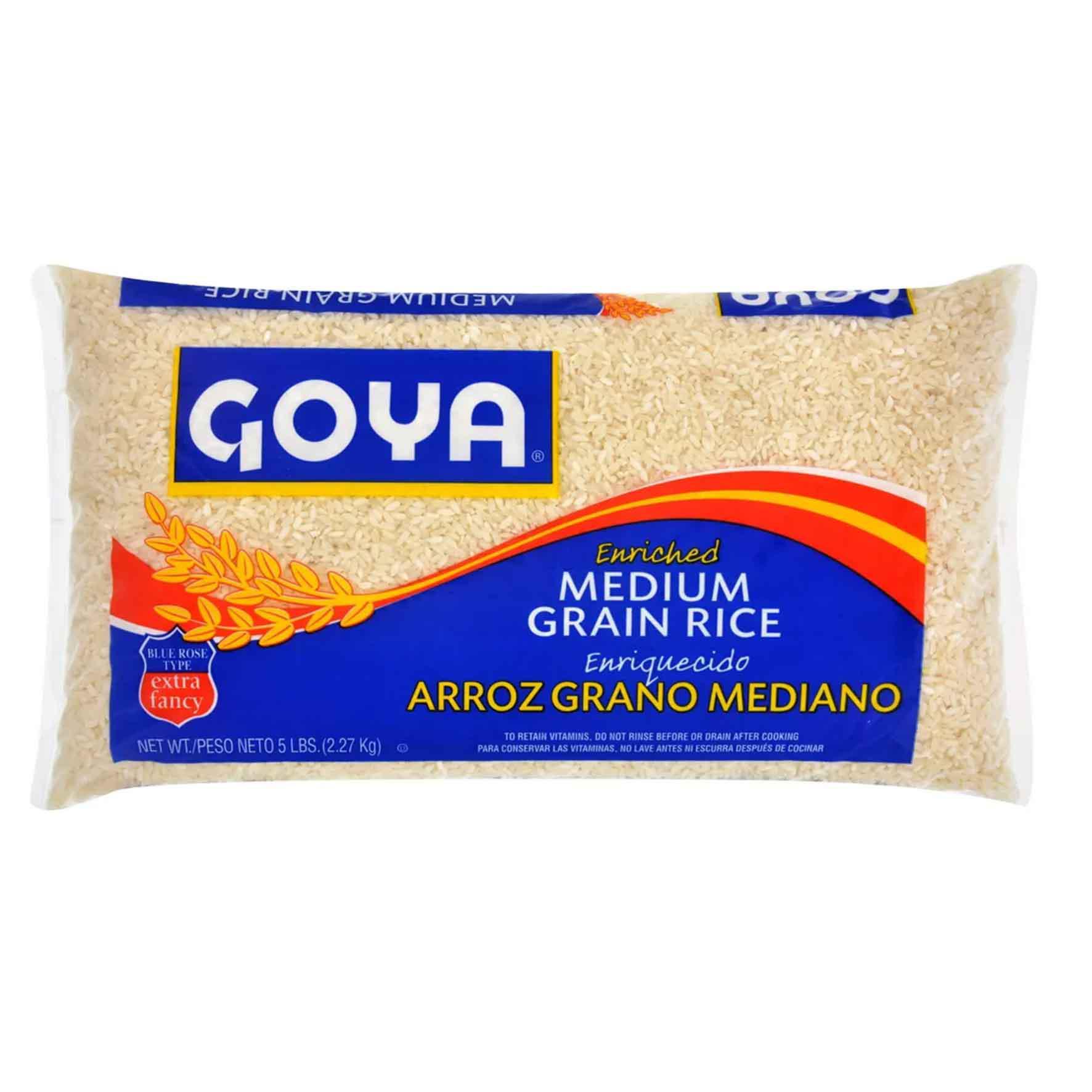 Goya Medium Grain Rice 5 Lb
