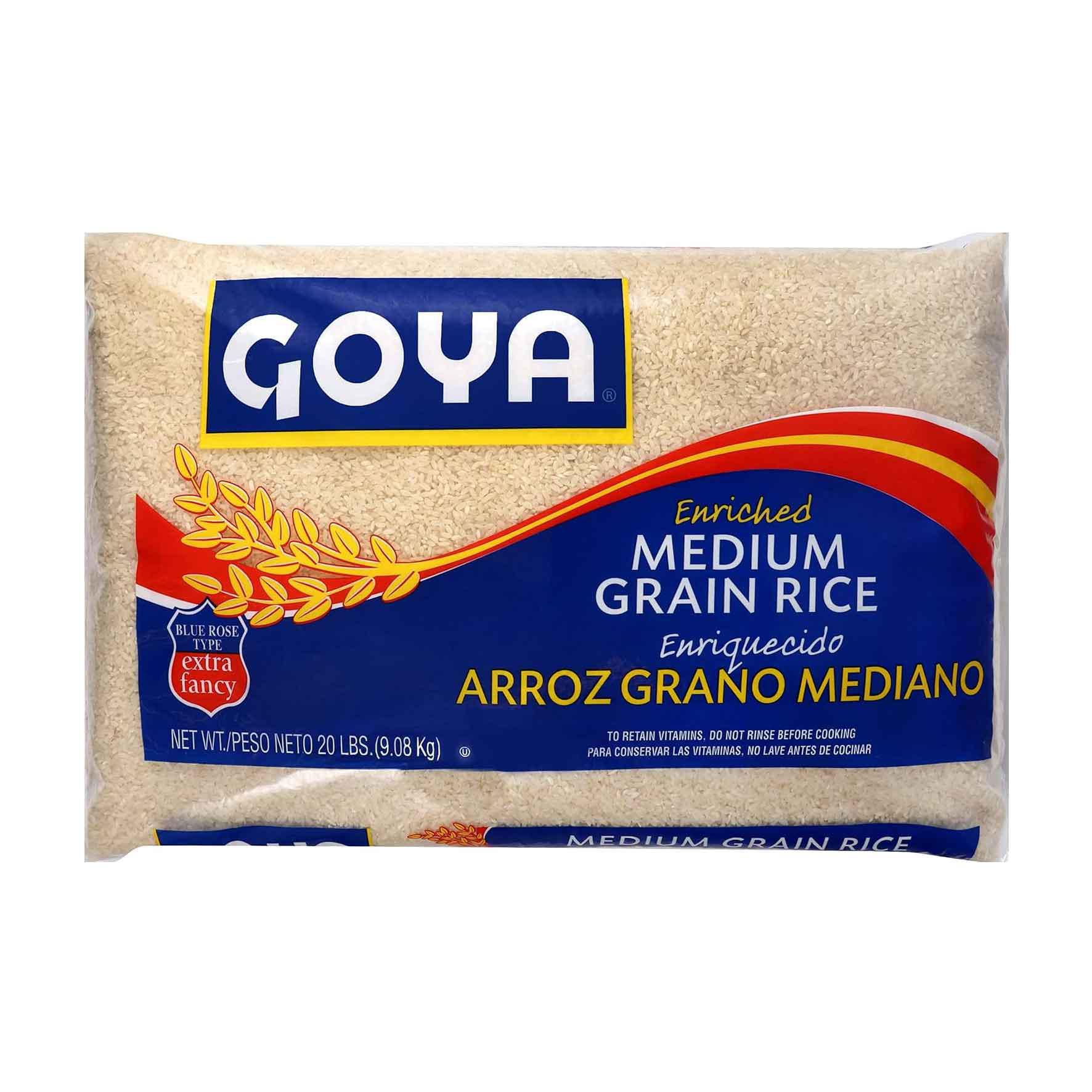 Goya Medium Grain Rice 20 Lb
