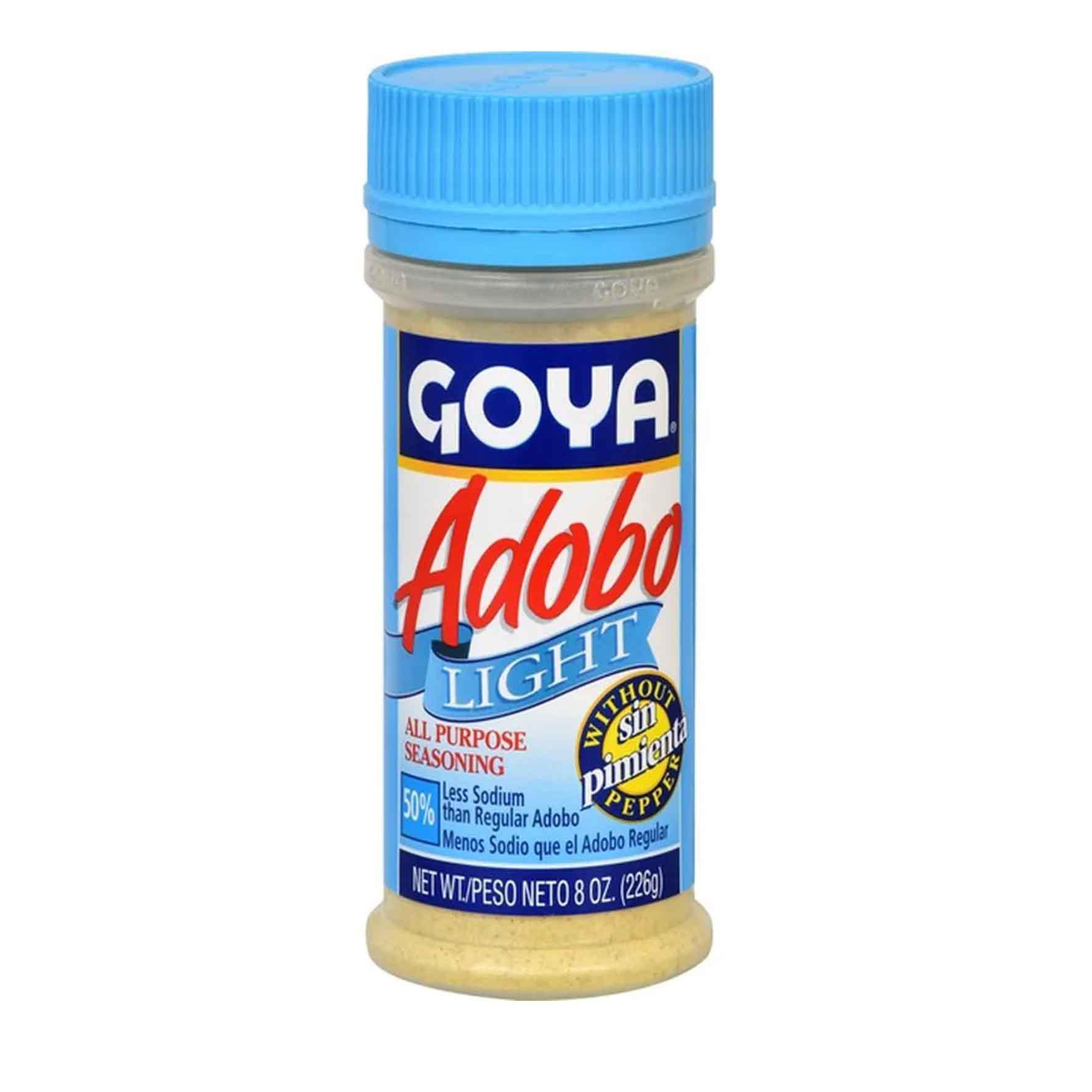 Goya Adobo All-Purpose Seasoning Light without Pepper 8 oz