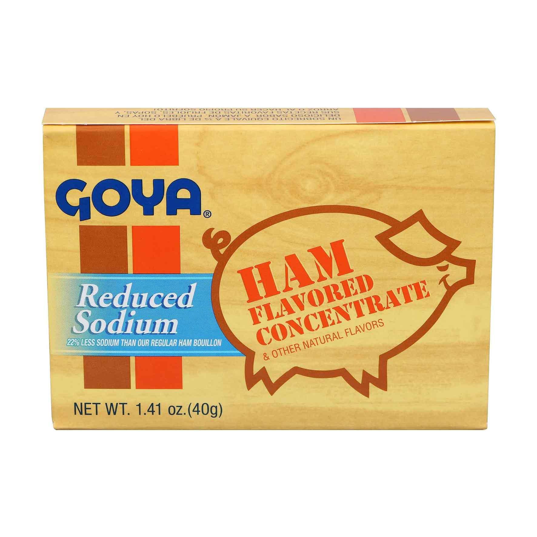 Goya Reduced Sodium Ham Flavored Concentrate 1.41 oz