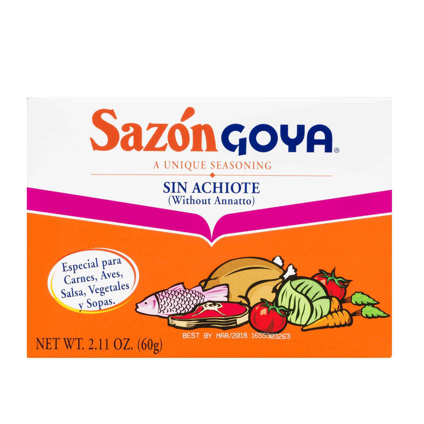 Goya Sazón without Annatto 2.11 oz