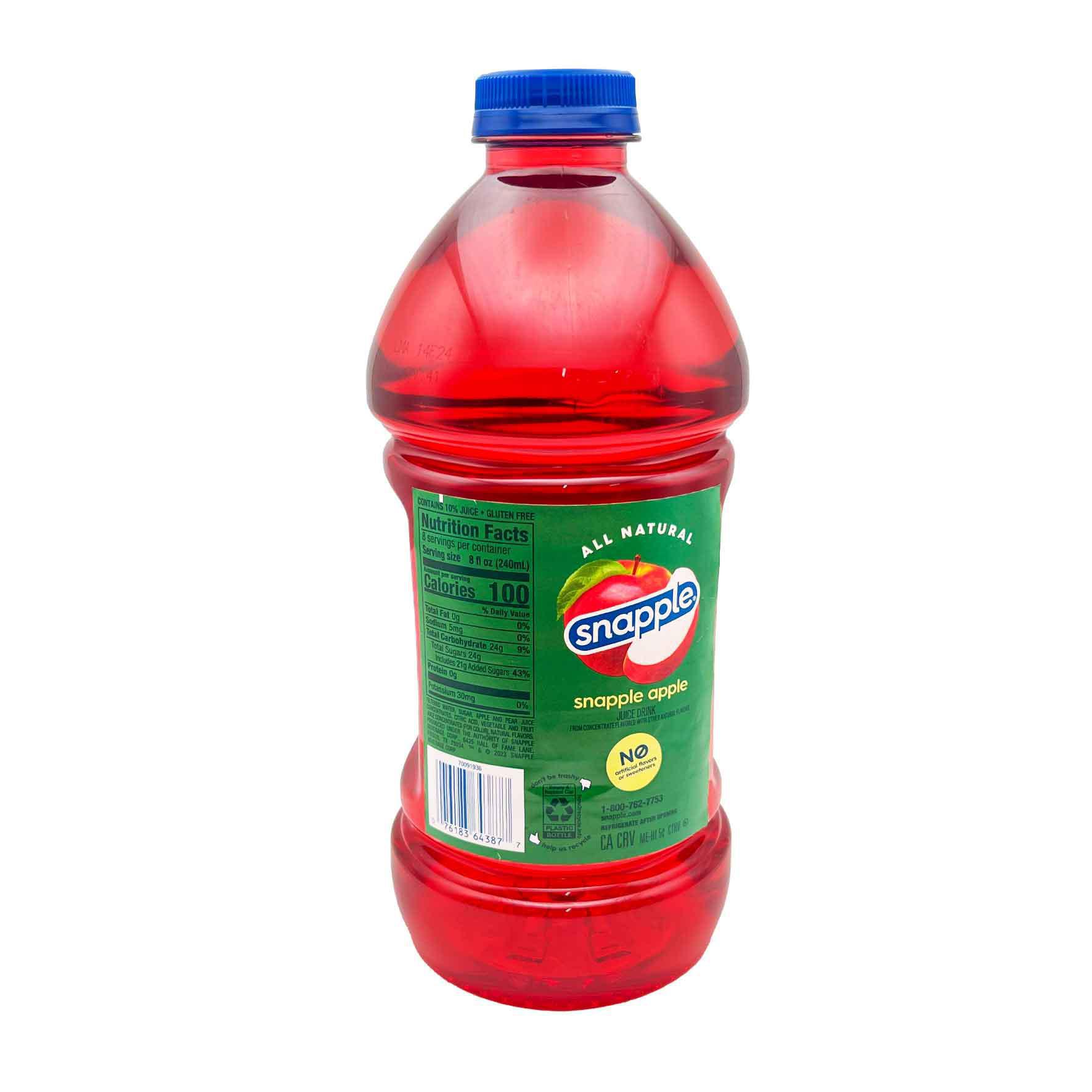 Snapple Apple Juice Drink 64 Fl Oz Bottle