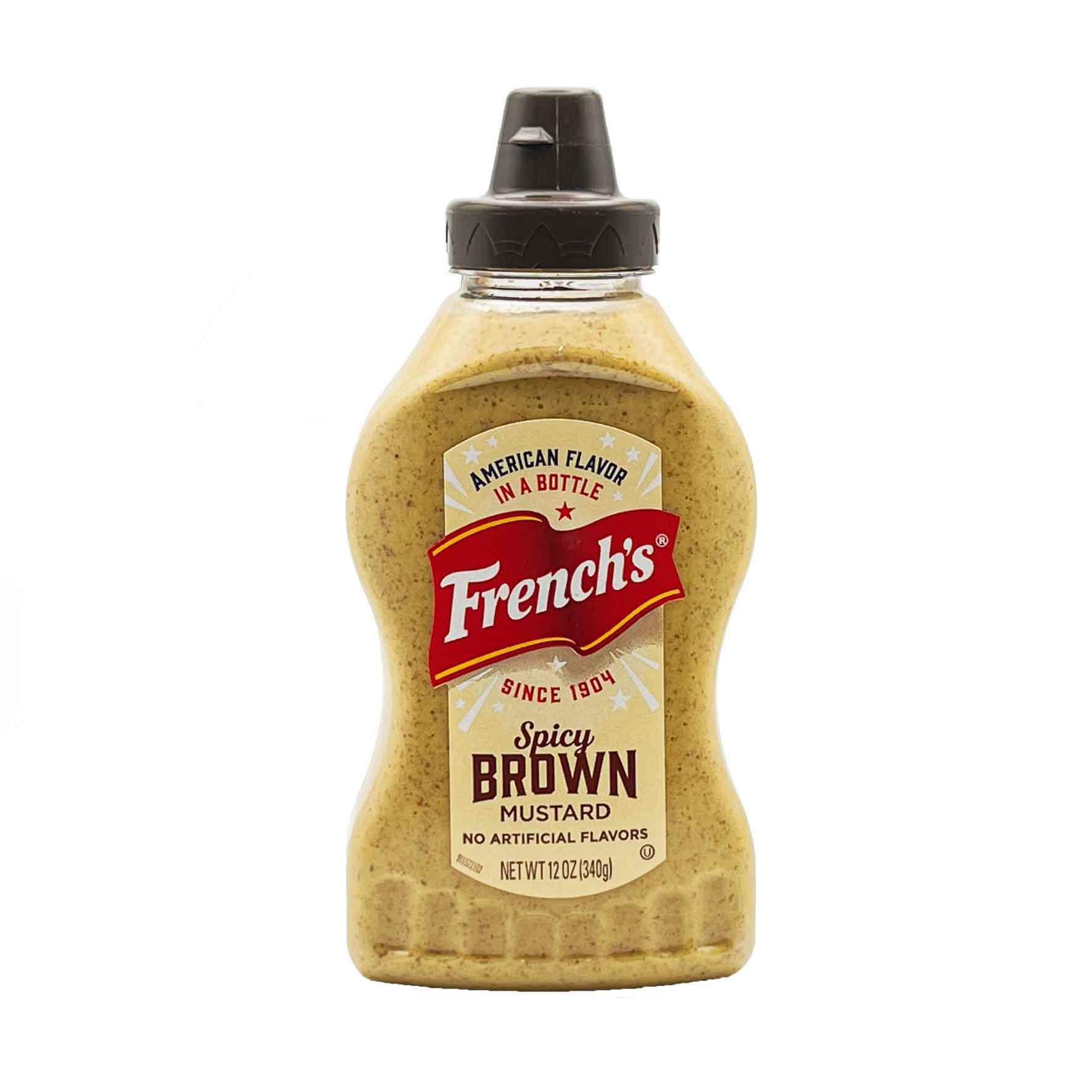 French´s Spicy Brown Mustard 12 Oz Bottle