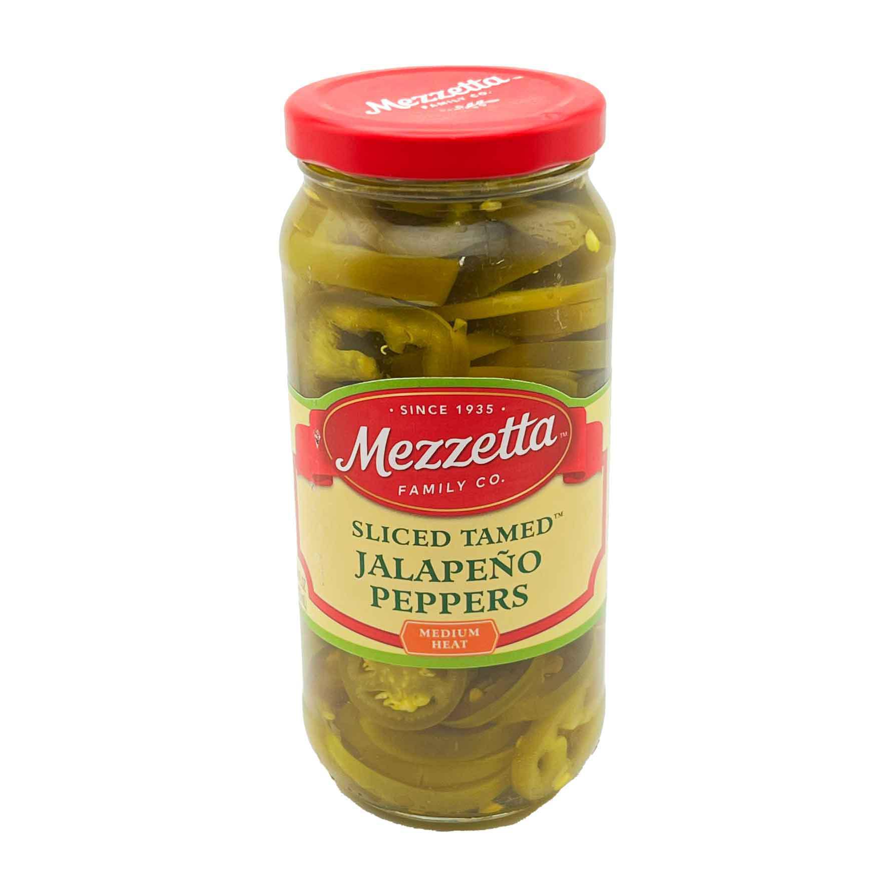 Mezzetta Sliced Tamed™ Jalapeño Peppers 16 Fl Oz Jar