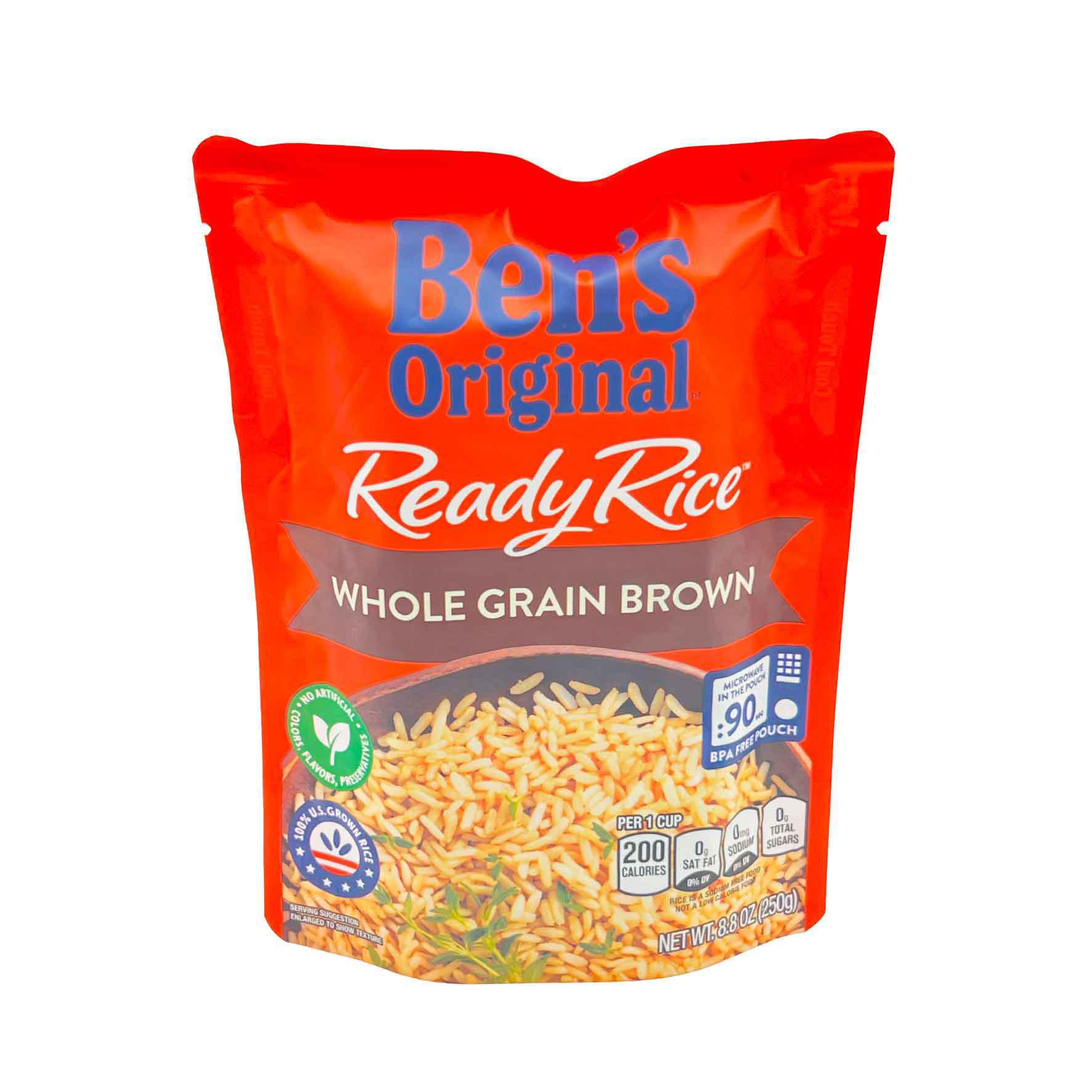 Ben’s Original Ready Rice Whole Grain Brown Flavored 8.8oz