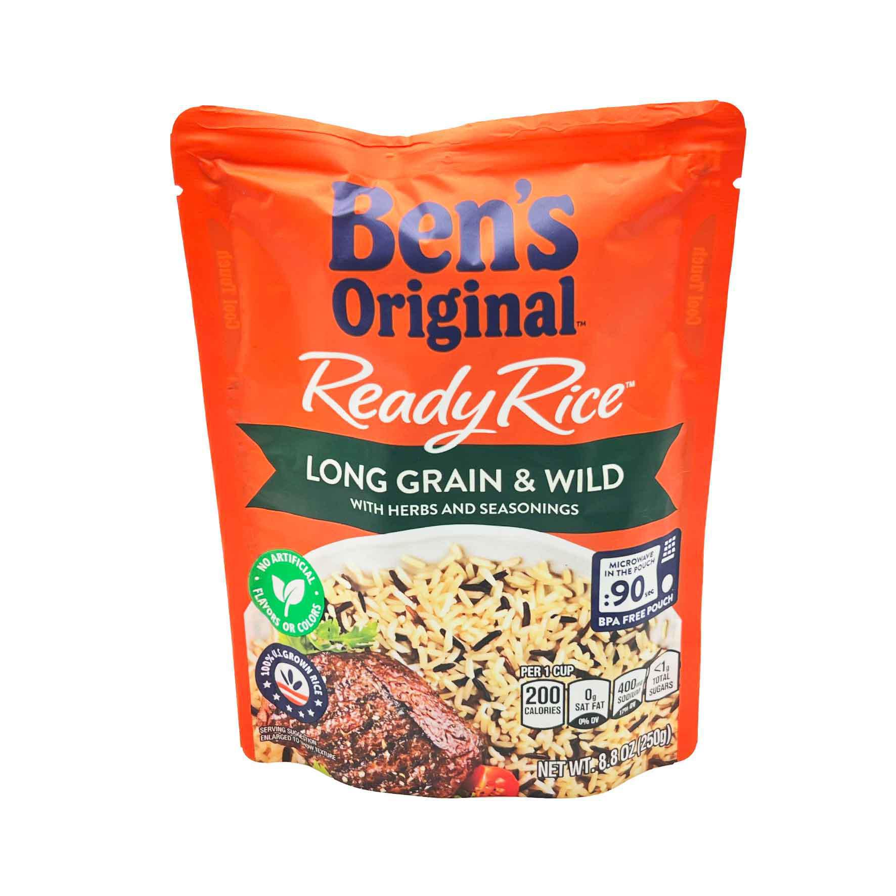 Ben’s Original Ready Rice Long Grain and Wild Flavored 8.8oz