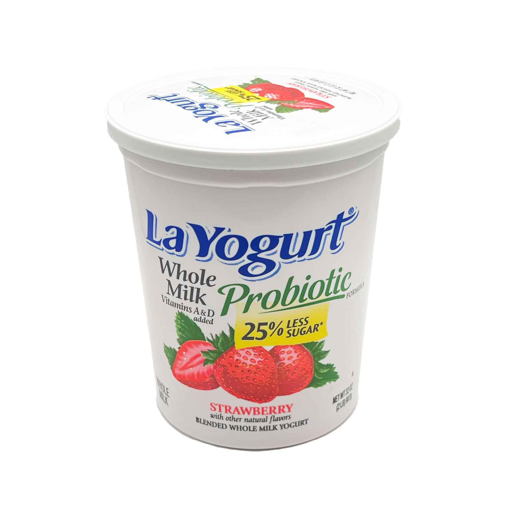 La Yogurt Probiotic Formula Blended Whole Milk Yogurt 32oz
