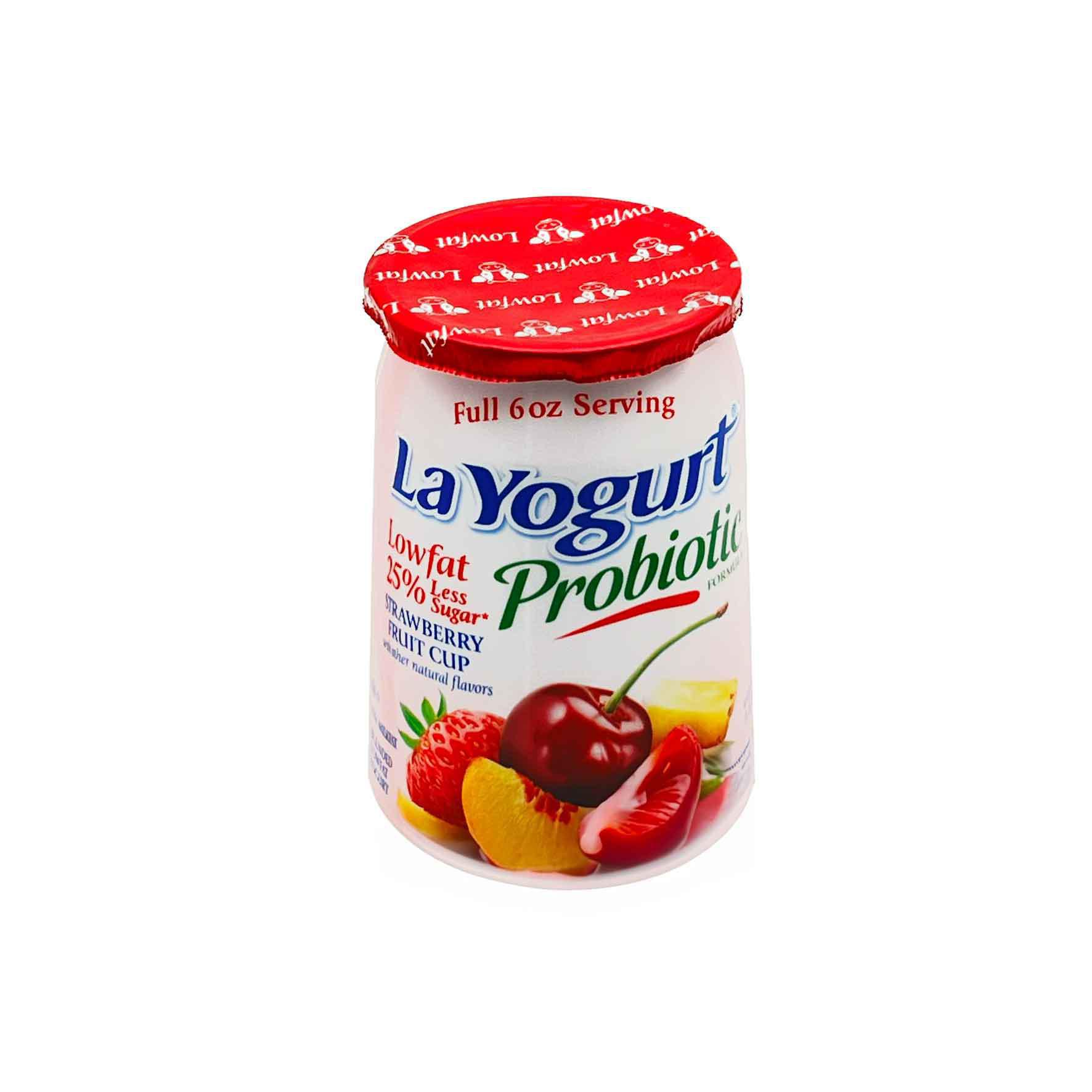 La Yogurt Original Blended Lowfat Yogurt Strawberry Fruit Cup 6oz