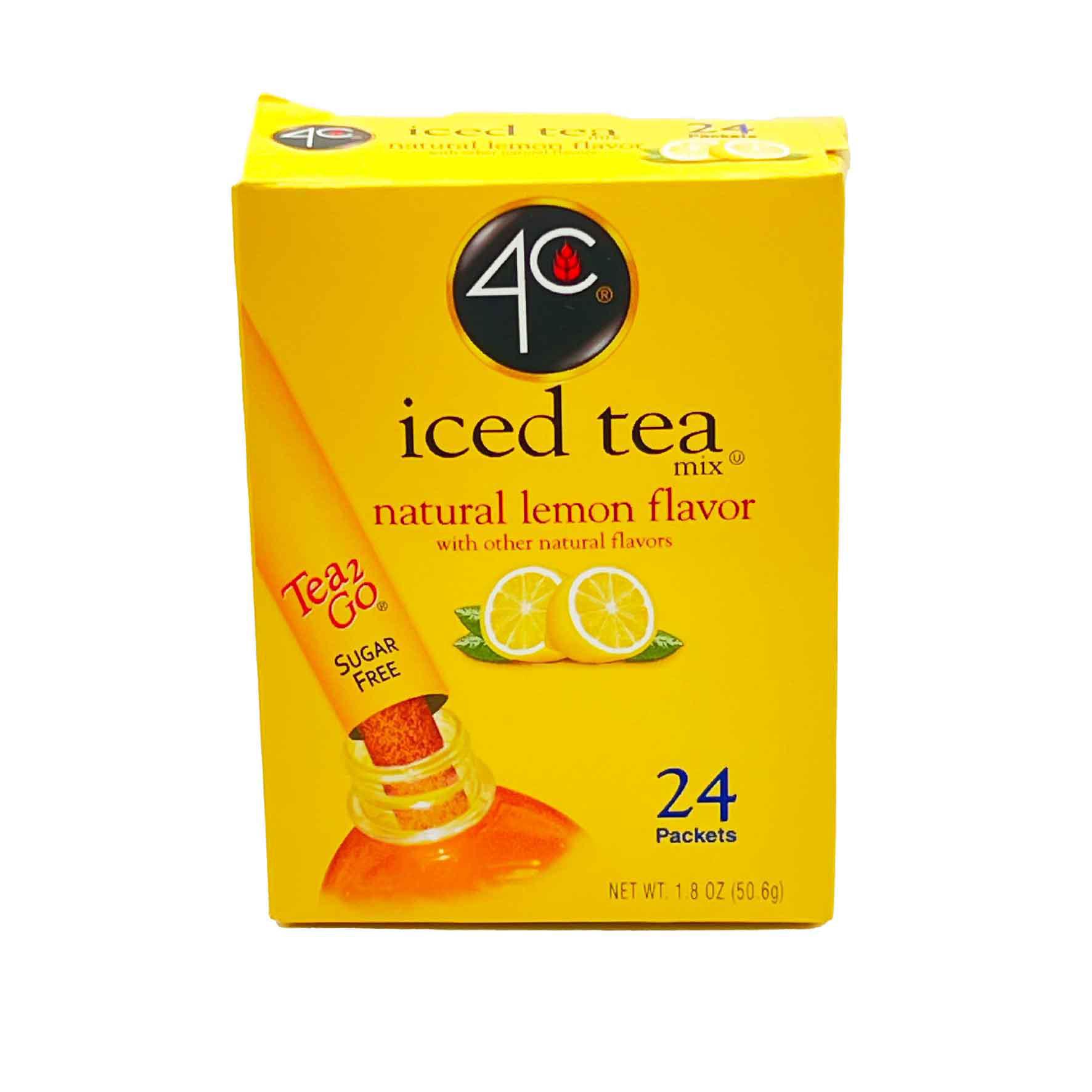 4C Totally Light Natural Lemon Iced Tea Mix 24ct 1.8oz