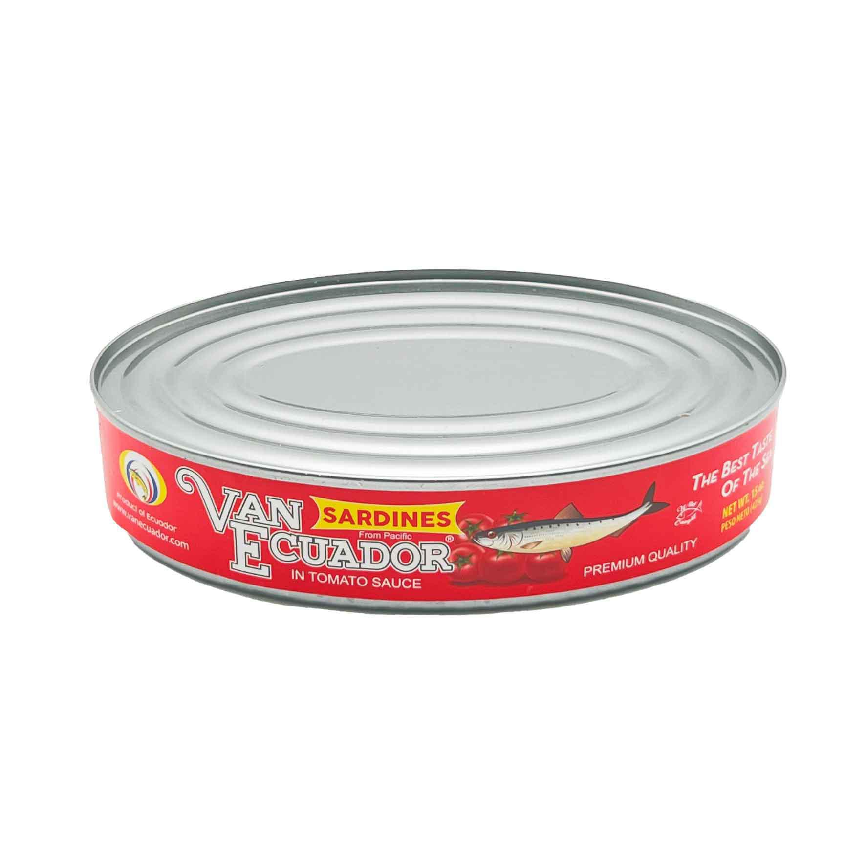 Van Ecuador Oval Sardines in Tomato Sauce 15oz