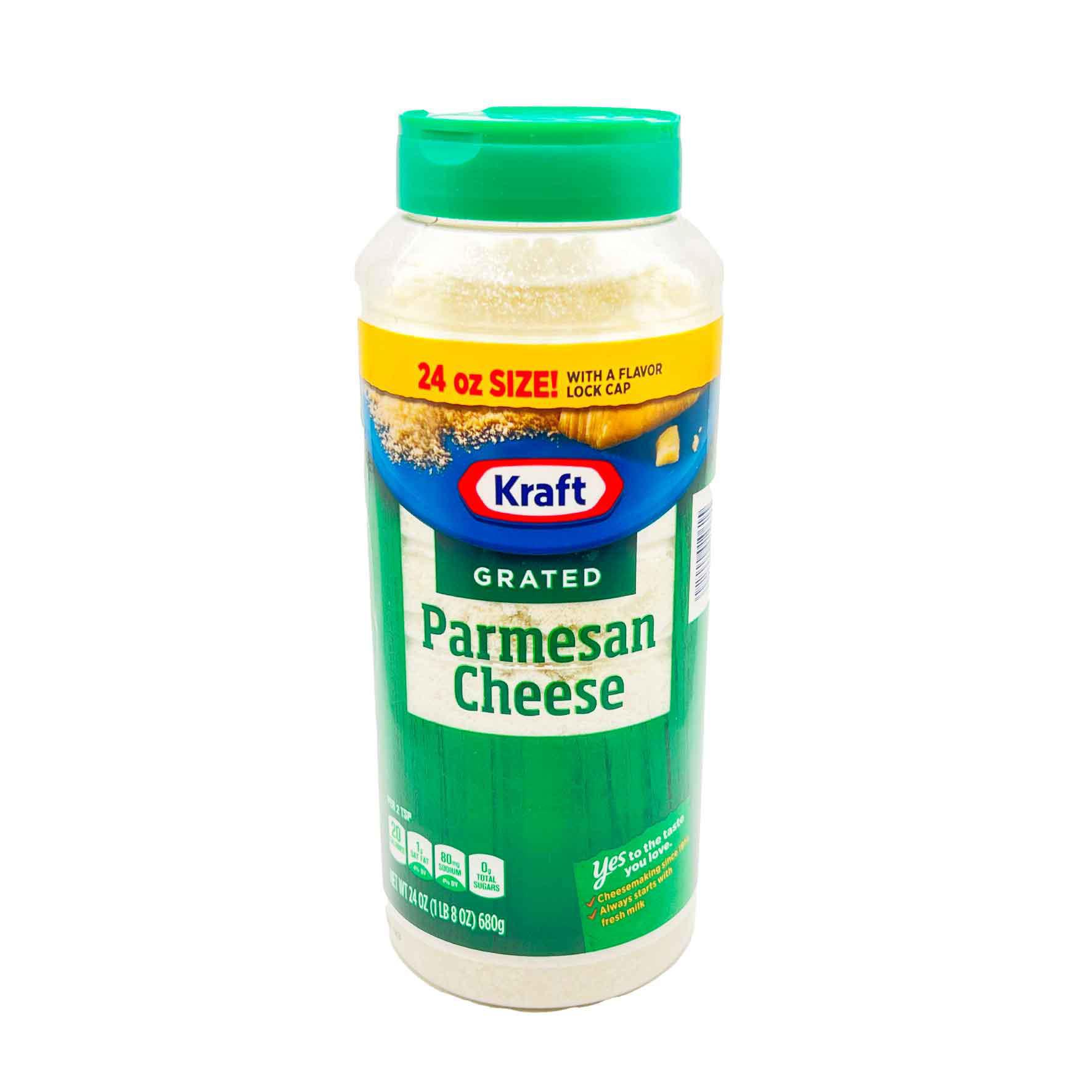 Kraft 100% Grated Parmesan Cheese Shaker 24 Oz Bottle